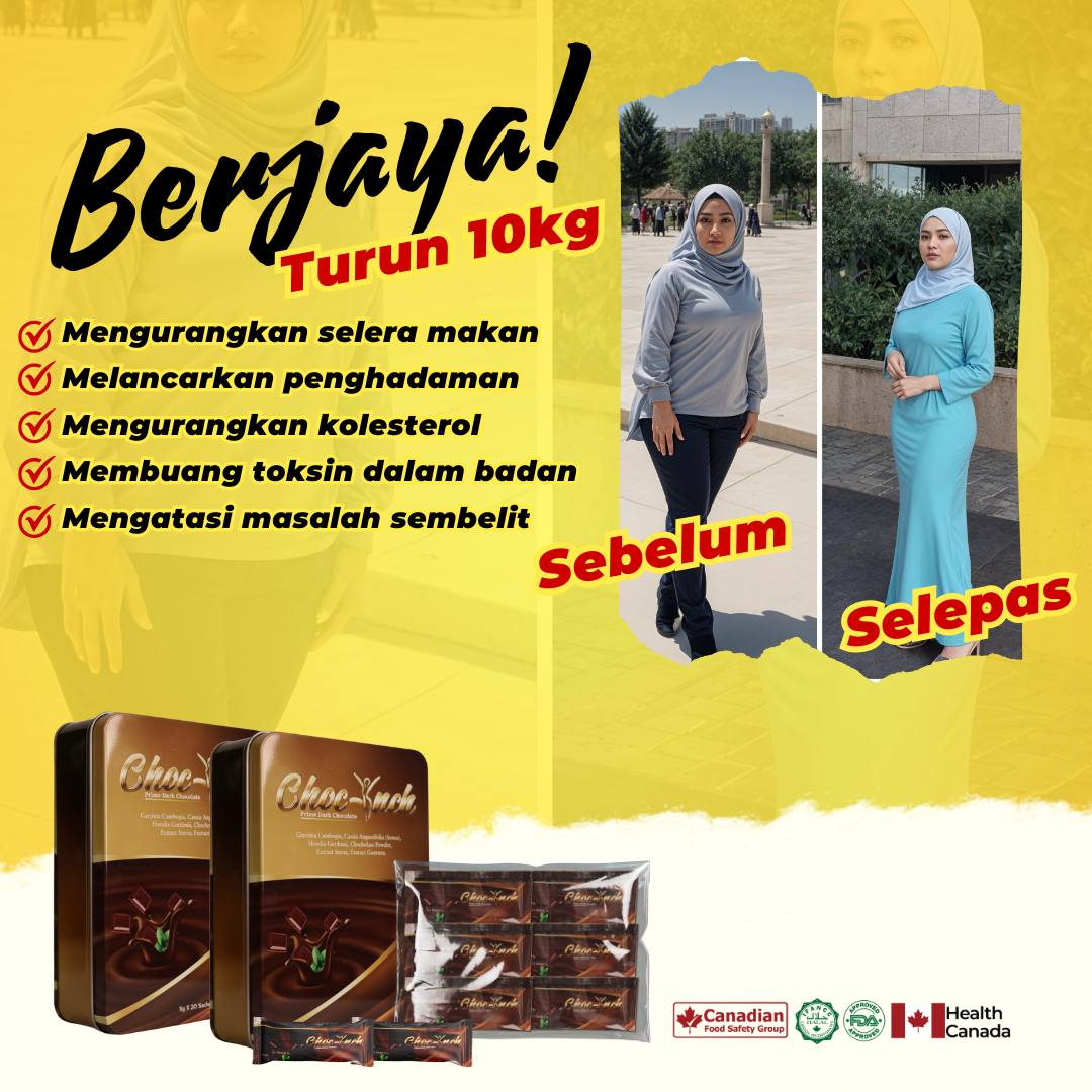 CHOC INCH Original HQ I Supplement Kurus kesan Cepat 5 Hari I CHOC-INCH ...