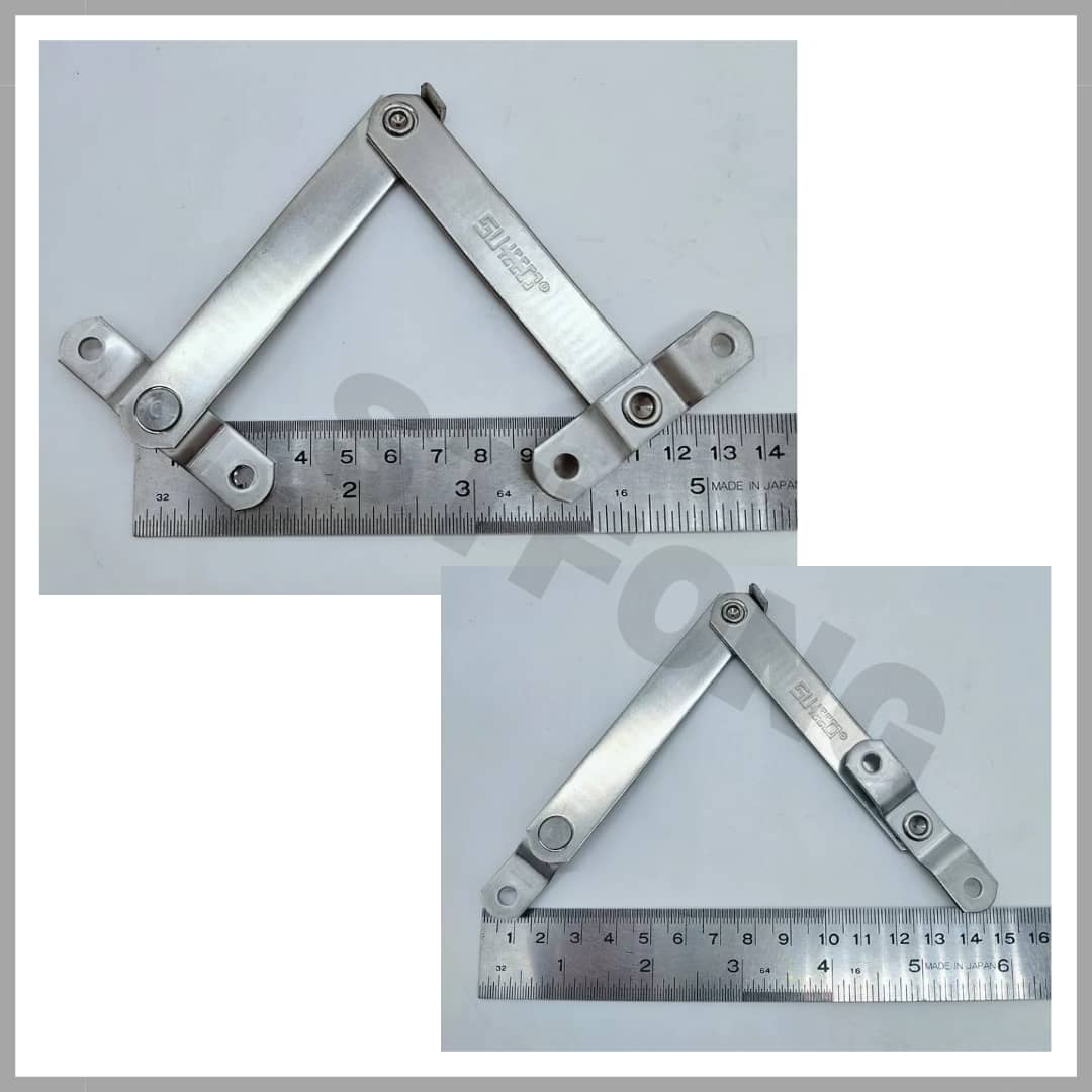 1 Pair Safety Arm ( SUS 304 )Window Stopper Friction Stay/Window Hinge ...