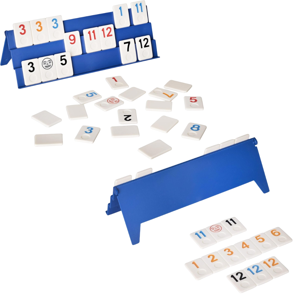 Rummikub Classic Edition Board Game Rummy & Mahjong Card Numbering Game ...