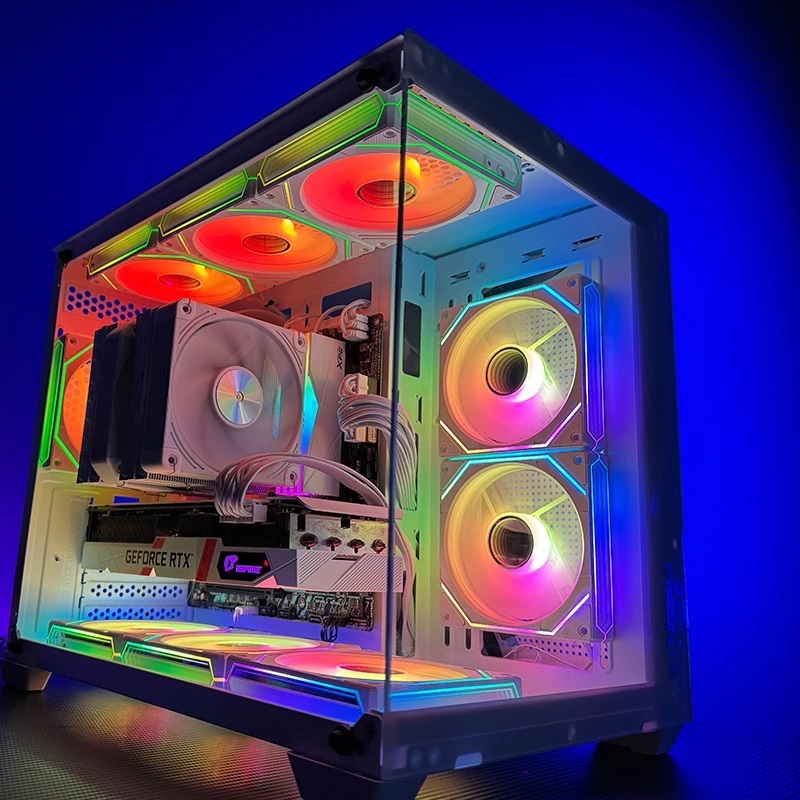 [Ready Stock]Ling Jing PRISM GEN6 PRO ARGB Fan Casing Fan 120mm PWM 5V ...