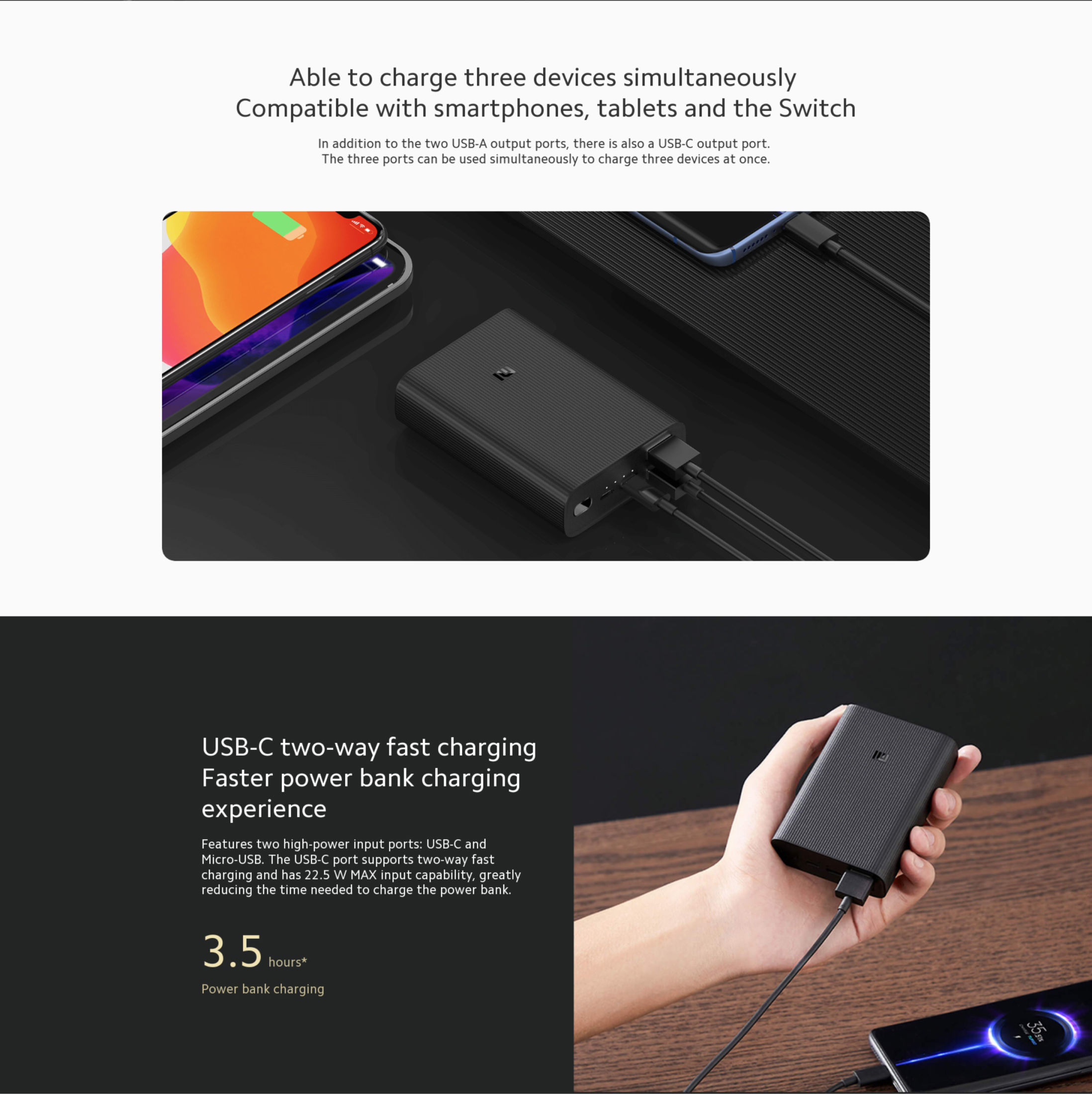 Xiaomi Bank kuasa 10000mAh 22.5W 100% original powerbank fast charging ...