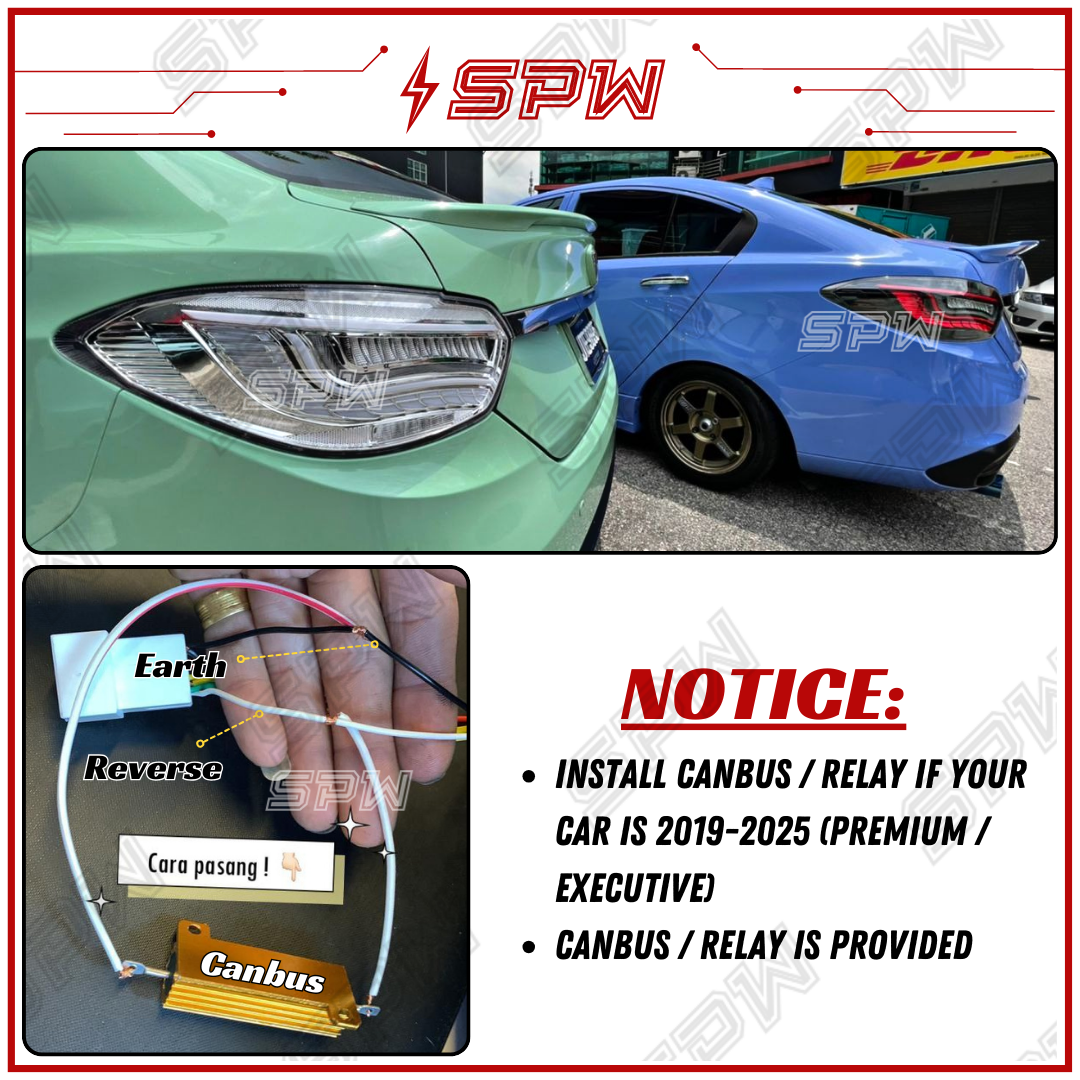 Proton Persona (2016-2025) Tail Lamp Taillamp Tail Light Taillight LED ...