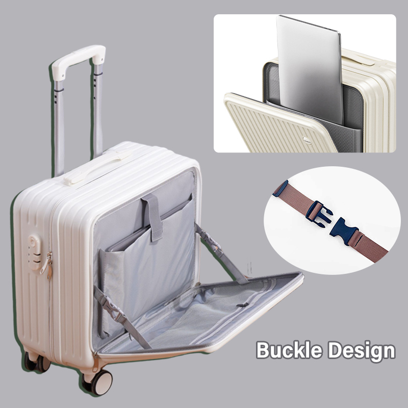 PASSION 18 inch Luggage Front Open Suitcase Travel Bag Hand Carry Small ...