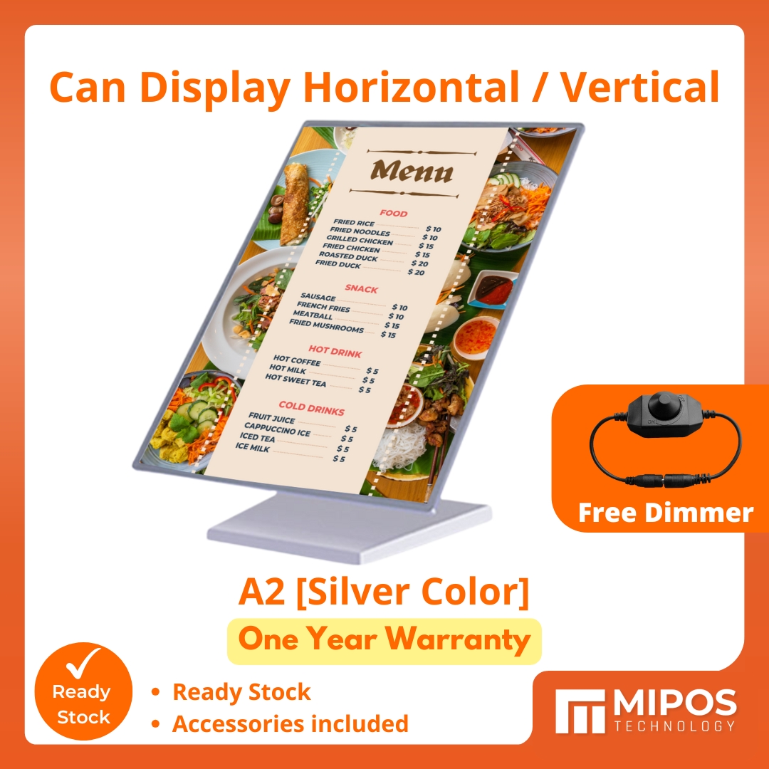 LED Menu Display Board A2 Standing Countertop/A2 Backlit LED Menu Board ...