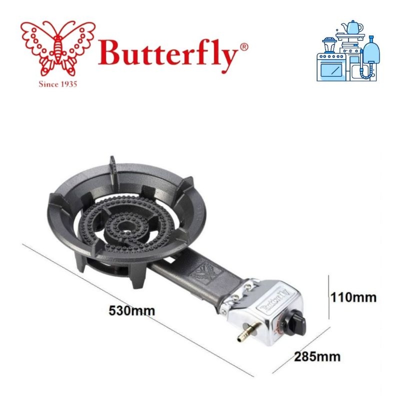 Butterfly Gas Stove BGC-30A | 3 Burner | Stainless Steel | Fast Cooking ...