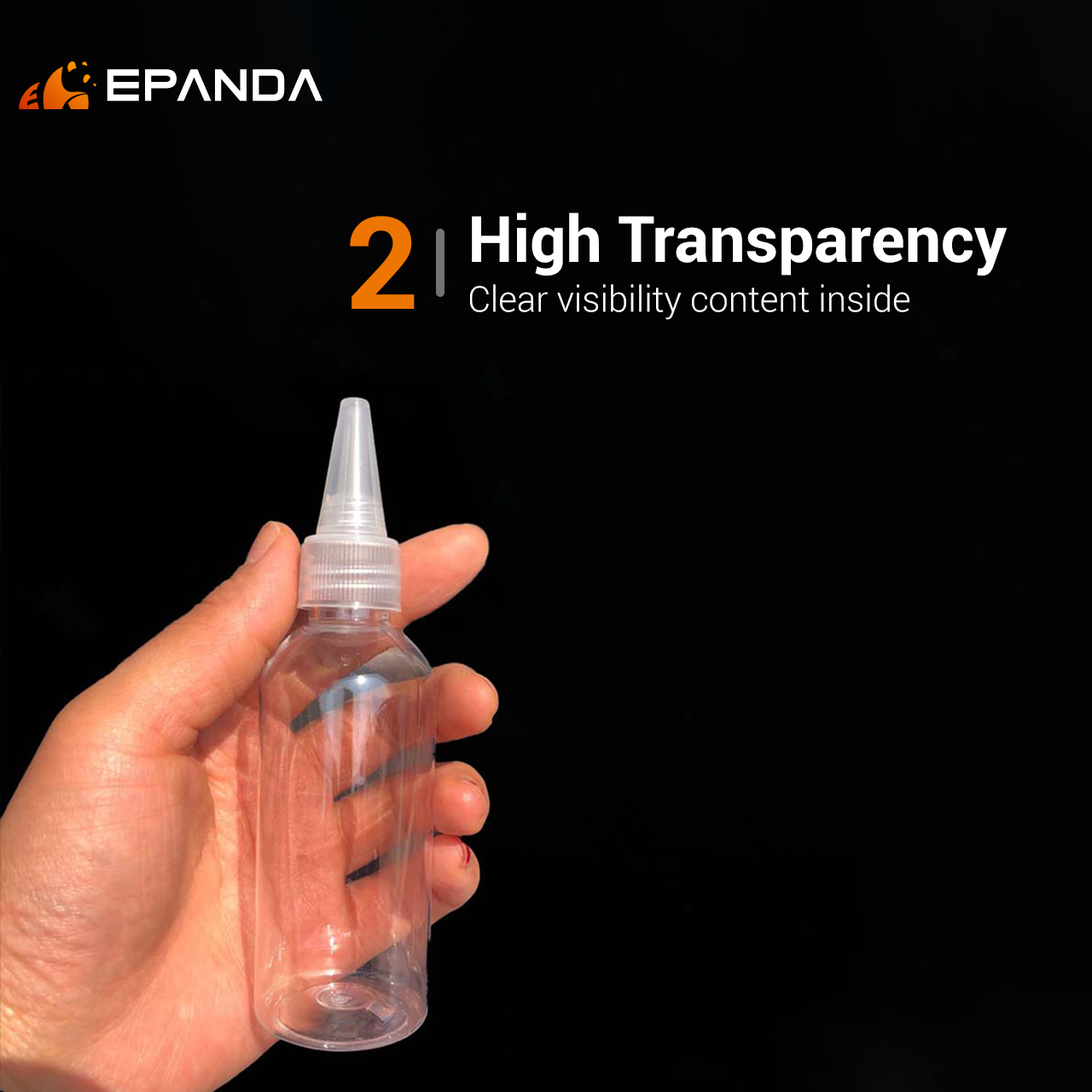 Transparent Plastic Squeeze Dropper Bottle Botol Plastik Refill Travel ...