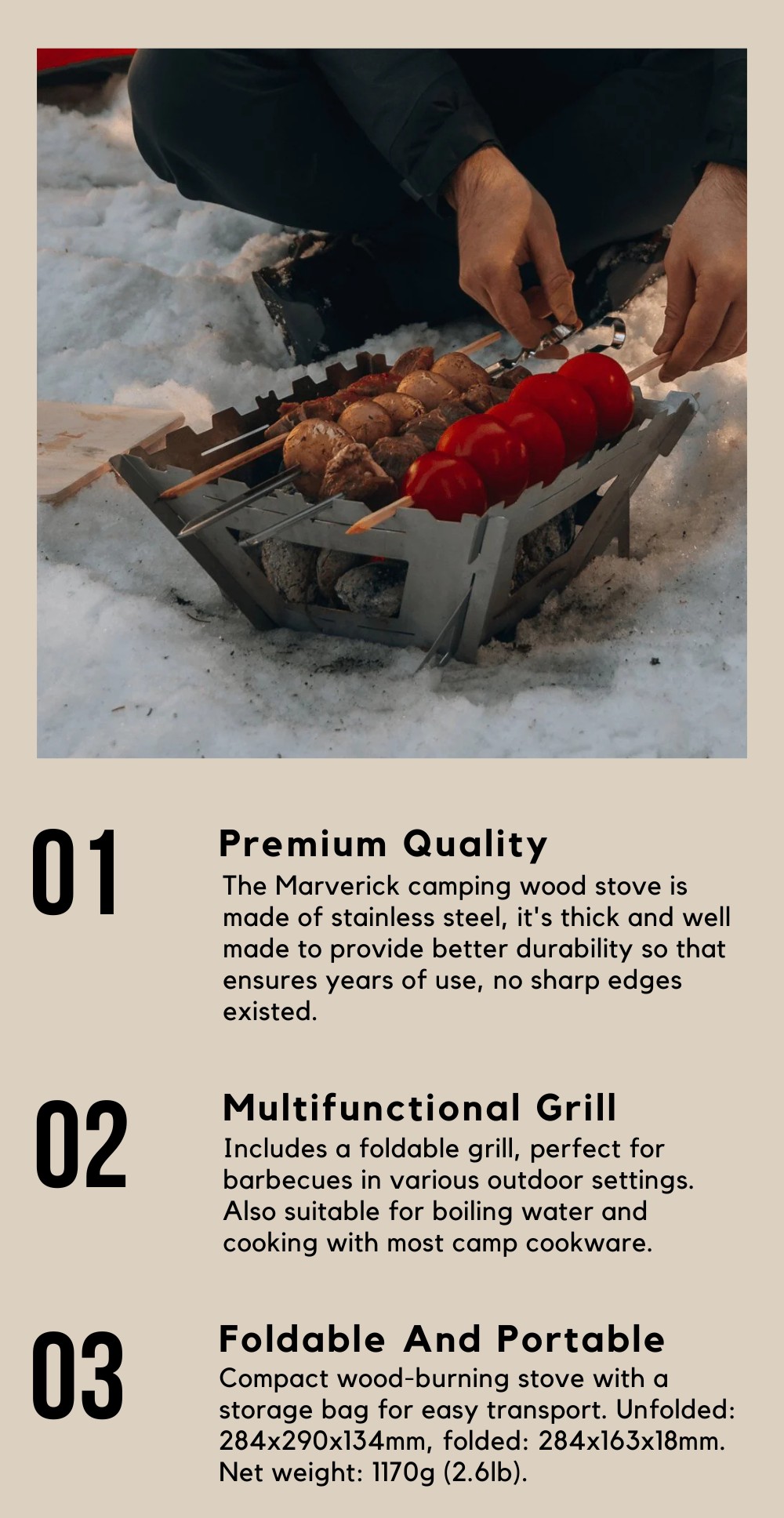 FIREMAPLE Maverick Wood Stove for Bushcraft Camping Hiking | Shopee ...