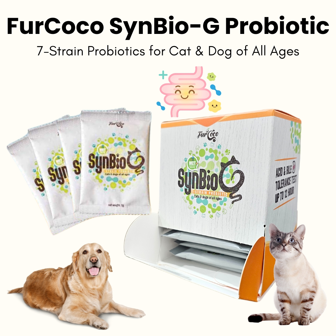 FurCoco SynBio-G Pet Probiotic 2g Dog Cat Probiotics Gut Health ...