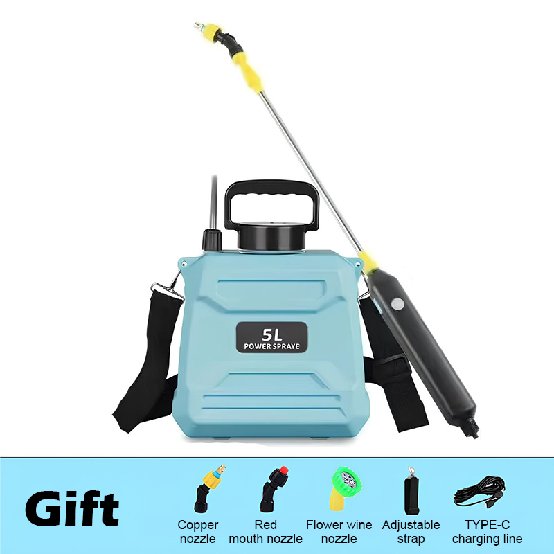 8L/5L Electric Garden Pressure Sprayer Rechargeable Electric Knapsack ...