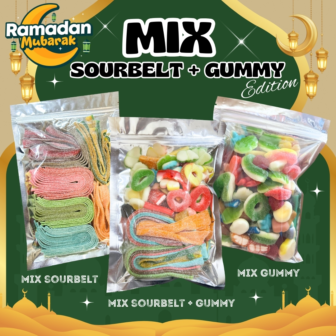 [100% Import Turki] Halal Sour Belt Bebeto Jellopy Mix Masam Manis ...