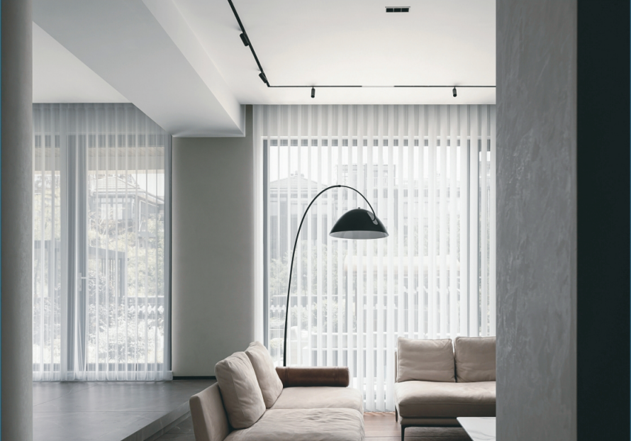 TheBlindSpot Sheer Vertical Drapery S Fold Curtain Sheer Vertical Blind ...