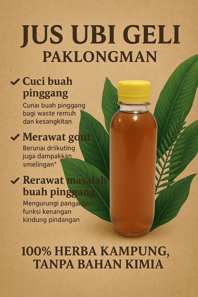 Jus Ubi Geli Paklong Man HQ | Shopee Malaysia