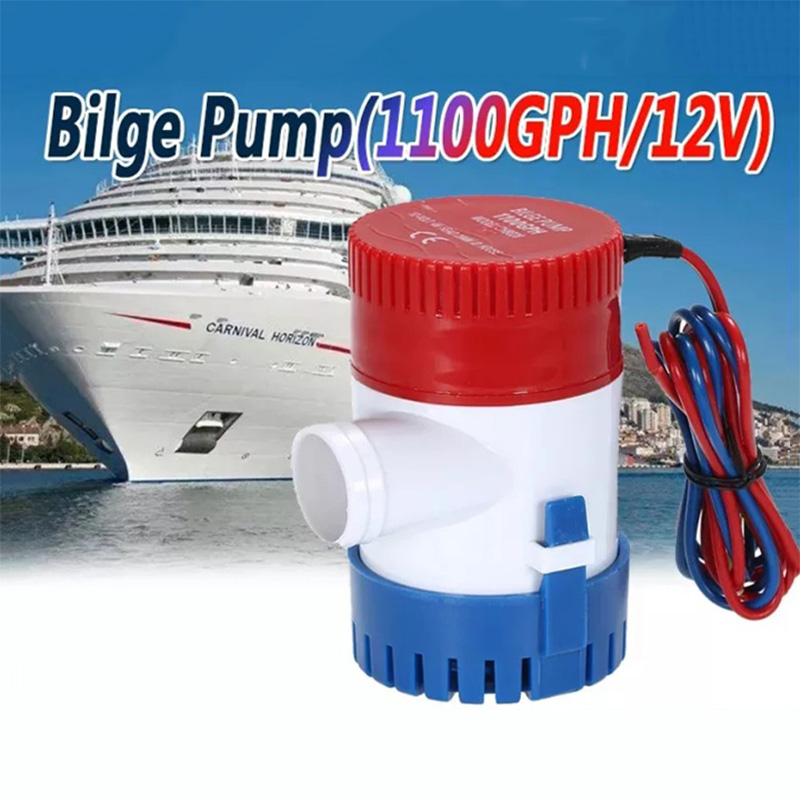 DIY MAX 1100Gph 12V 24V 25mm DC Water Pump Non-Automatic Marine ...