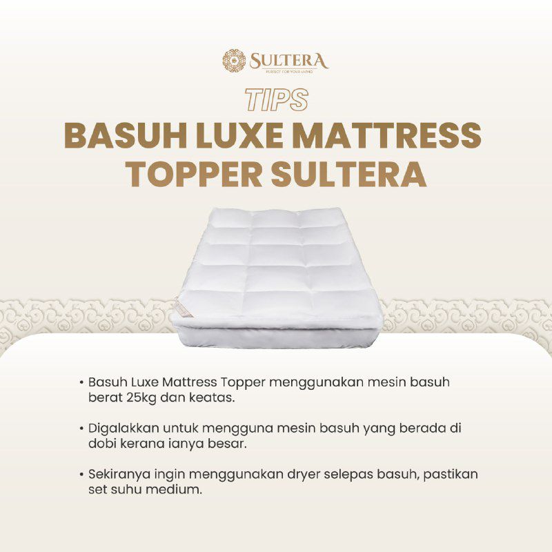 Mattress Topper Sultera Alas Tilam Premium Luxe Microfiber Topper Alas ...