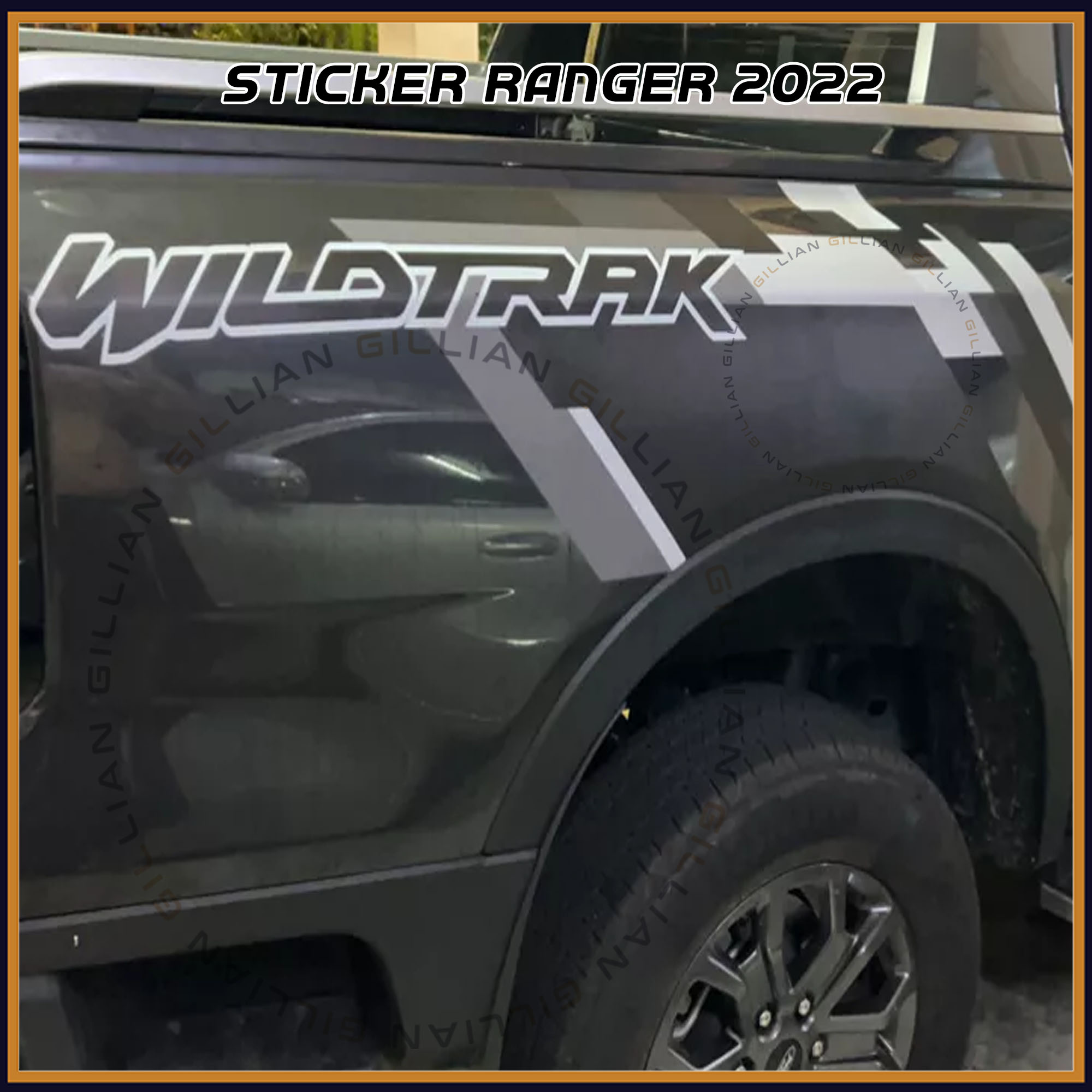 Car Sticker Body Ford Raptor Ranger Wildtrak Car Decal Side Lining 2022 ...