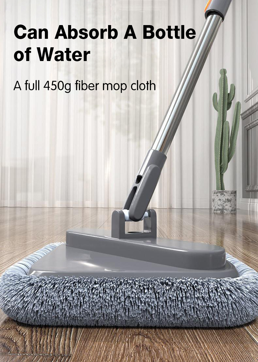 M16 Spin Mop Set Bucket Automatic Magic Rotating Mop Lazy Mops Hand ...