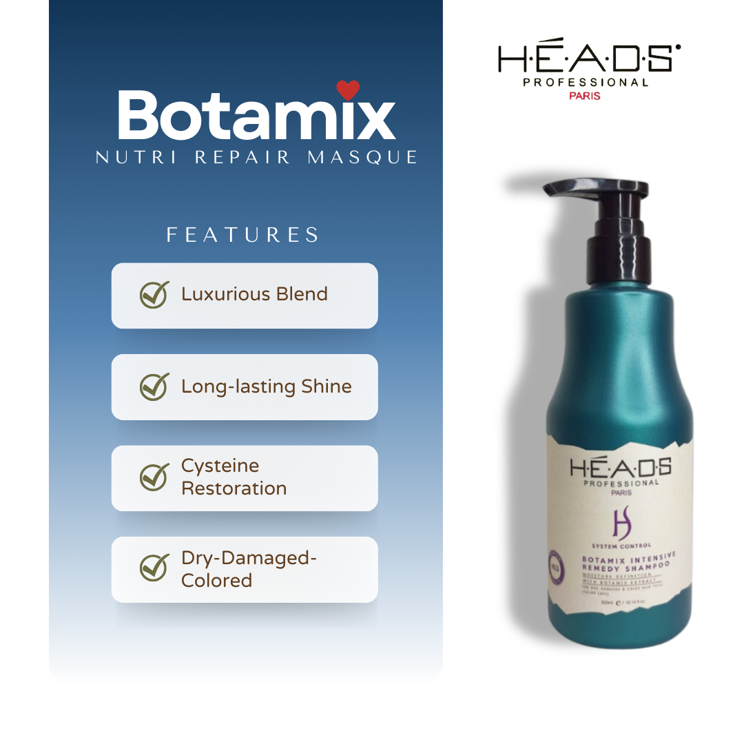 HEADS Botamix DUO Hair Shampoo Set for Hair Loss, Dandruff, Oily Scalp ...