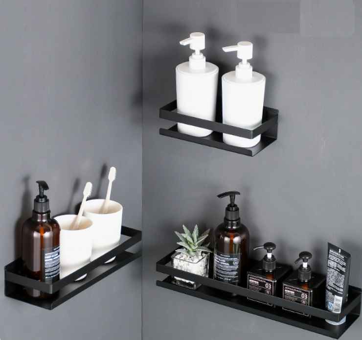 SUS304 Kitchen Rack Bathroom Rack Shampoo Rack Solid Heavy Duty Satin ...