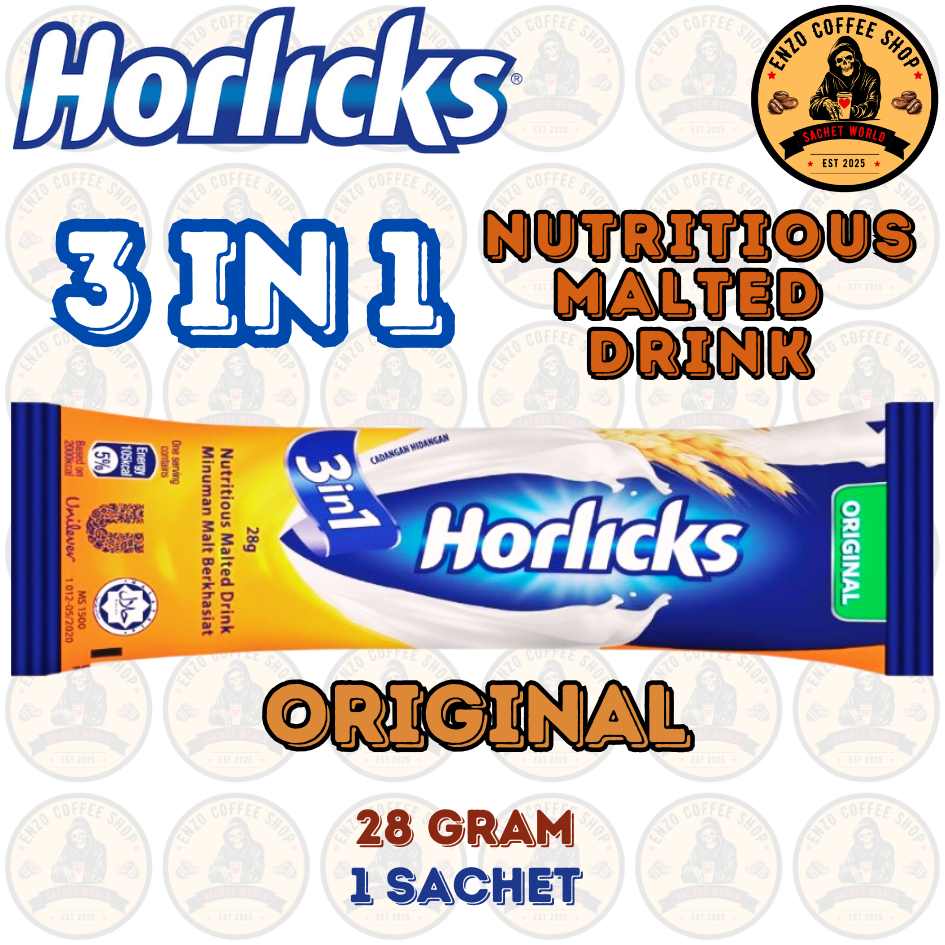 HORLICKS (LOOSE PACK/SACHET) NUTRITIOUS MALTED CEREAL INSTANT DRINK ...