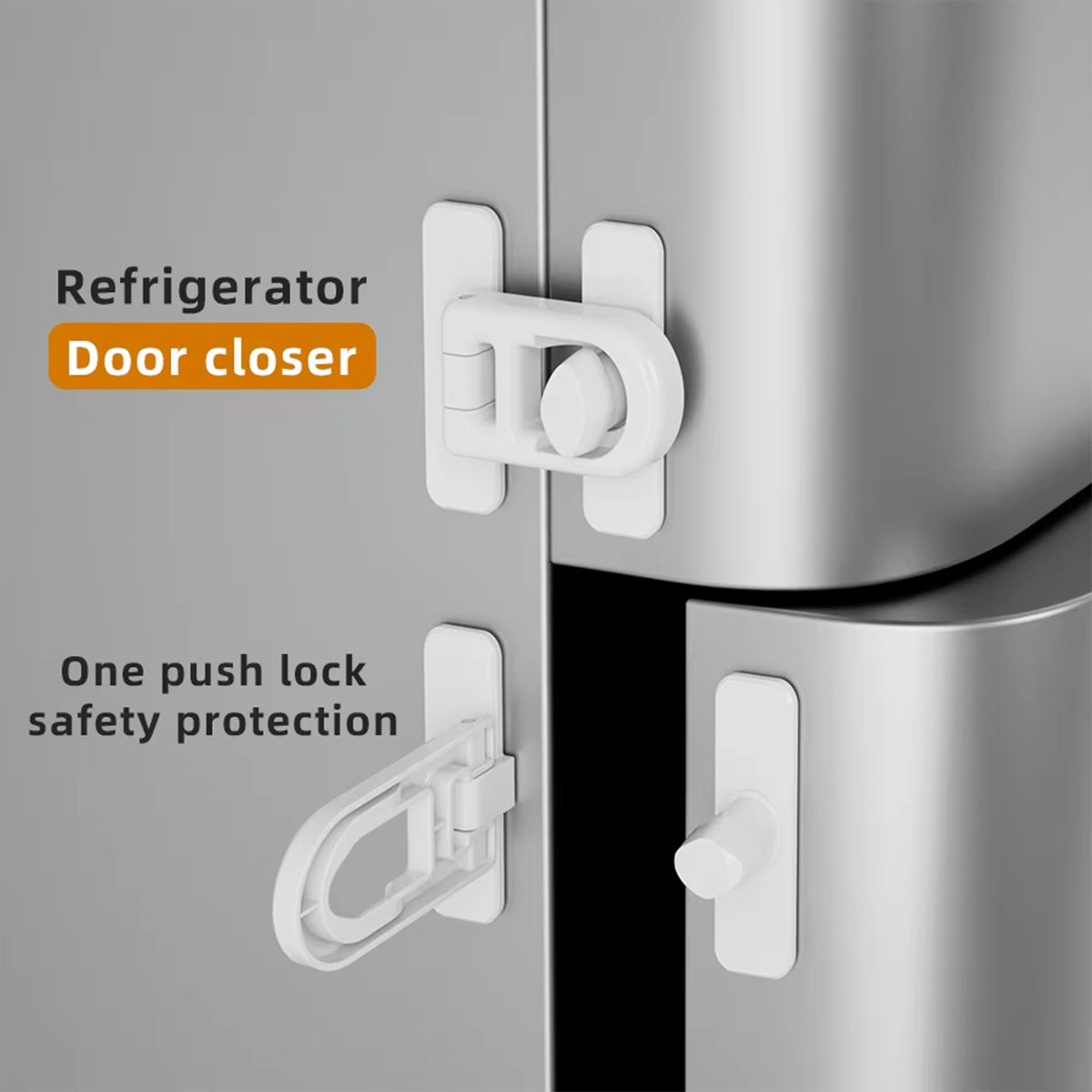 Freezer Lock Safety Baby Proofing Refrigerator Lock Door Kid Safety ...