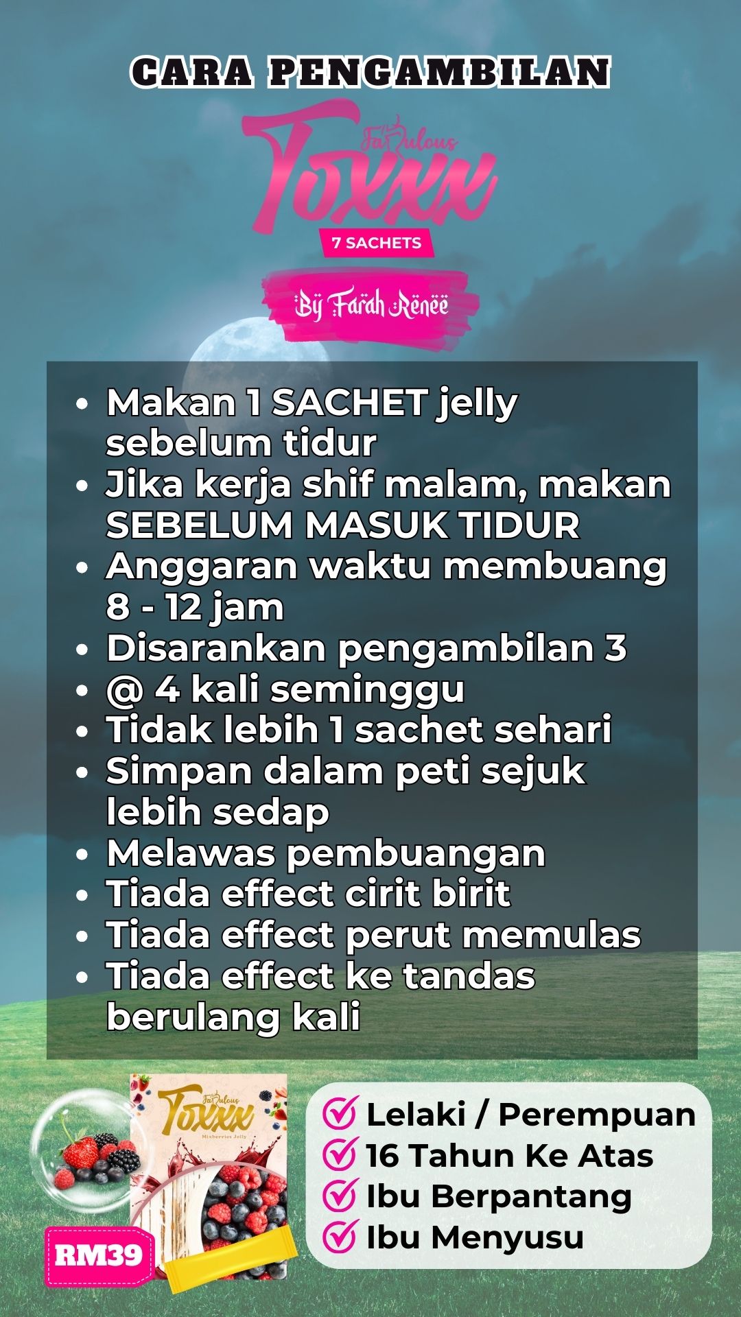 Free Gift Fabulous Goals Boom Toxxx Original HQ Nak Bakar Lemak Seawal ...
