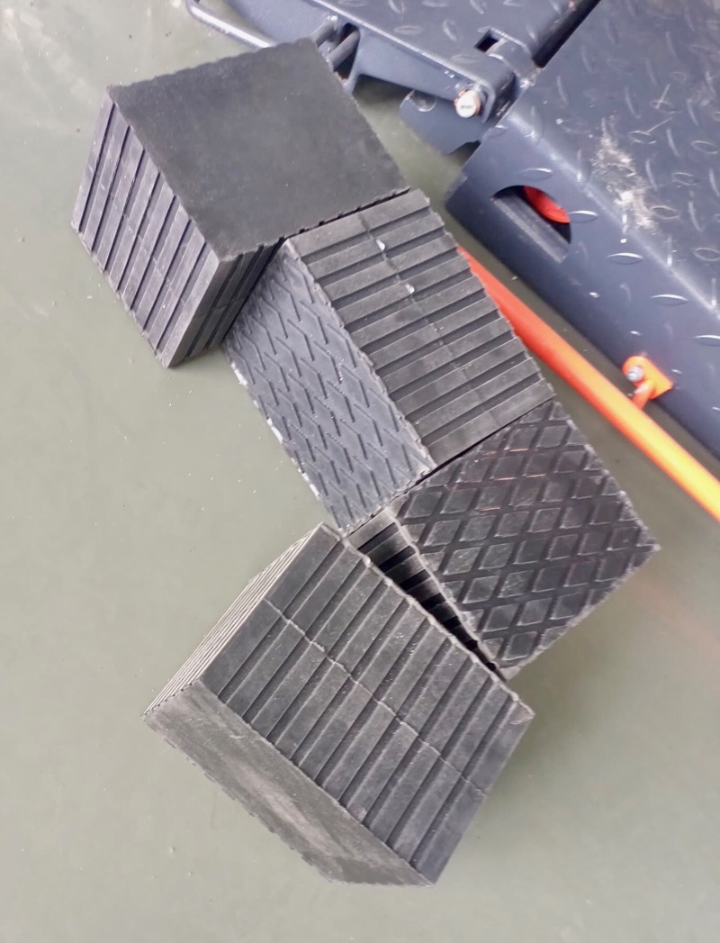 Heavy duty solid rubber block / pad for car scissor lift #suv#proton# ...