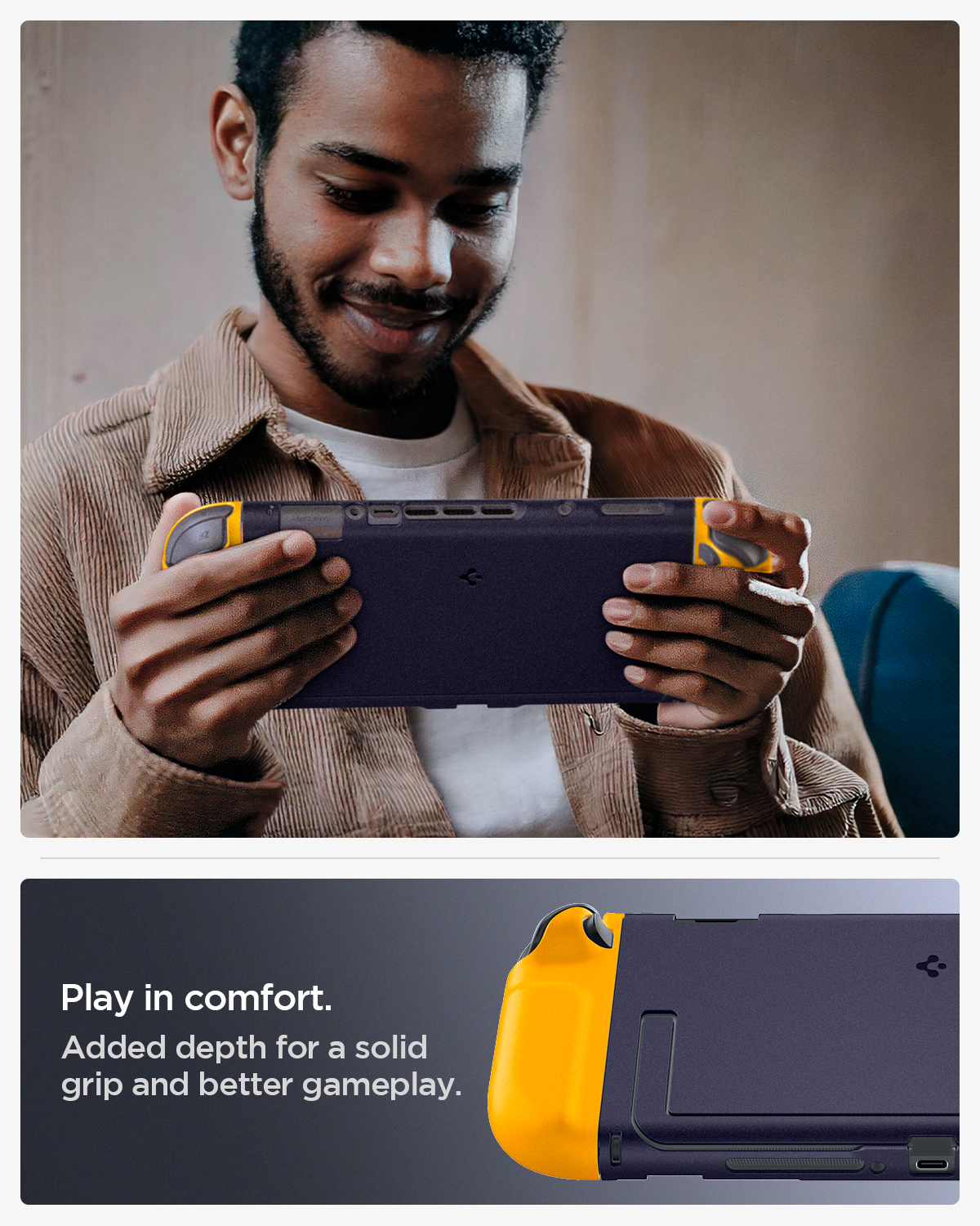 Spigen Nintendo Switch 2 Case (2025) Nano Pop with Kickstand Detachable ...