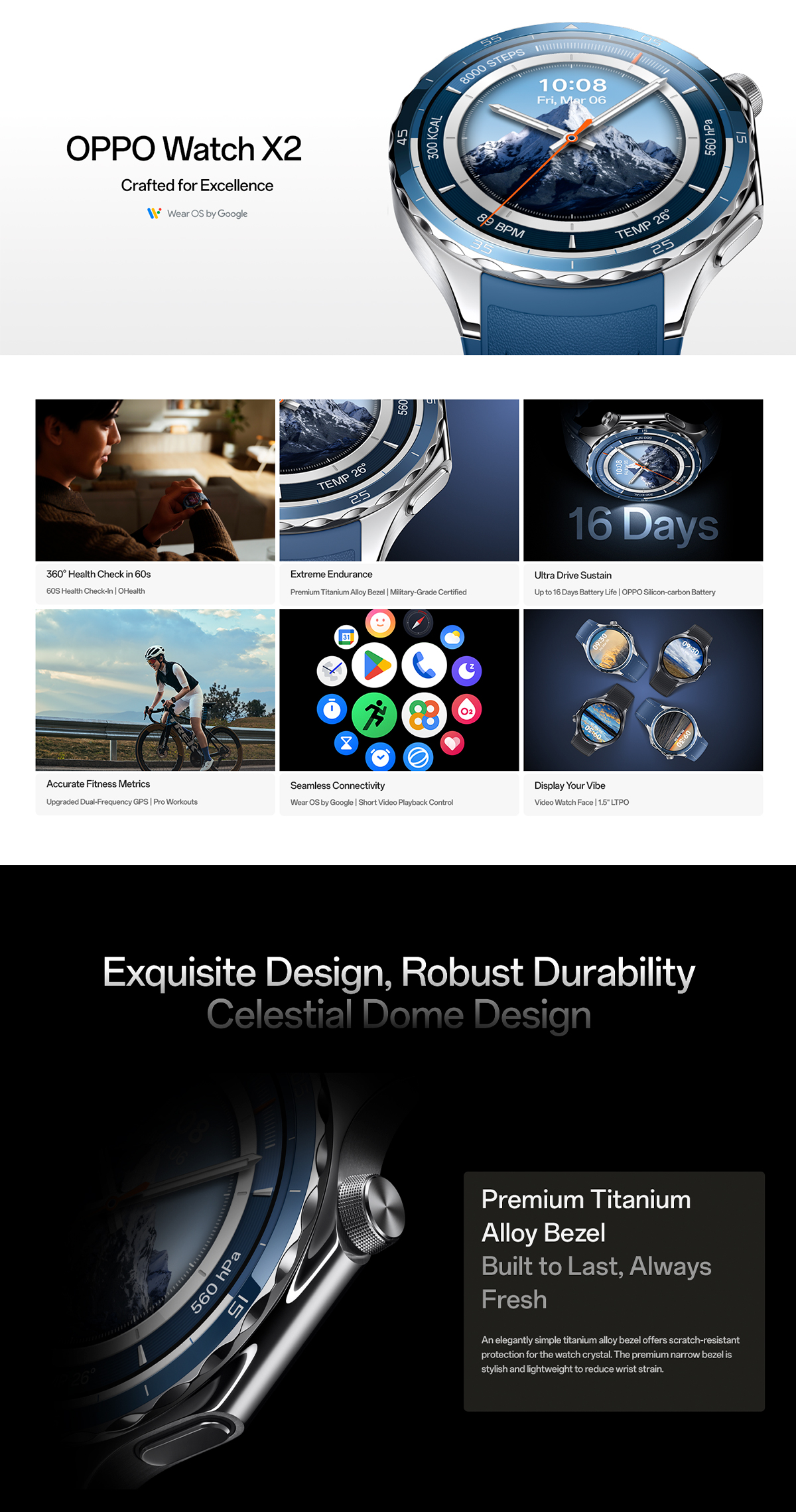 OPPO Watch X2 | 60S Health Check | Upgraded Dual-Frequency GPS ...