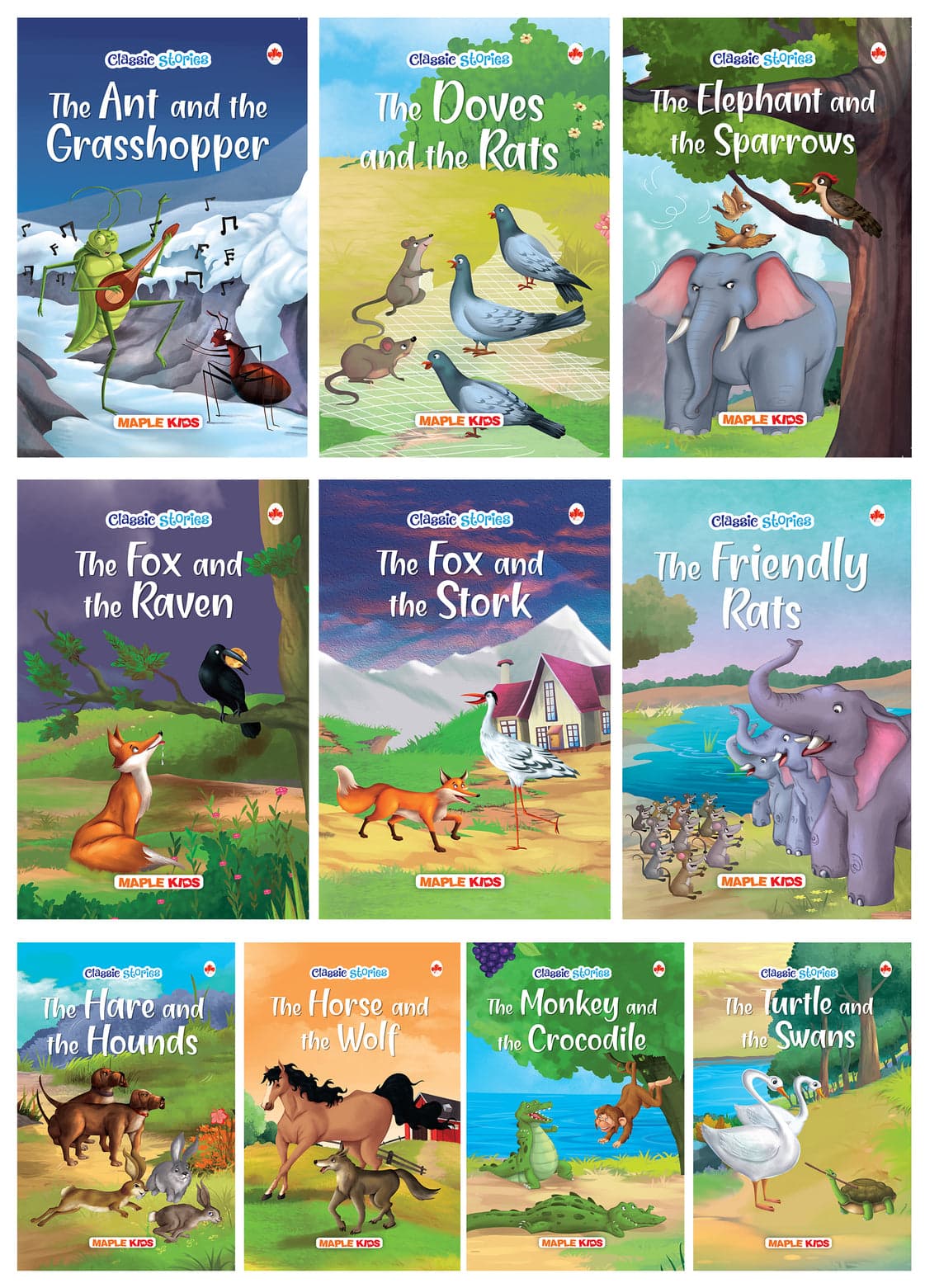 ( Set of 10 Books ) My First World Classic English Story Books for ...