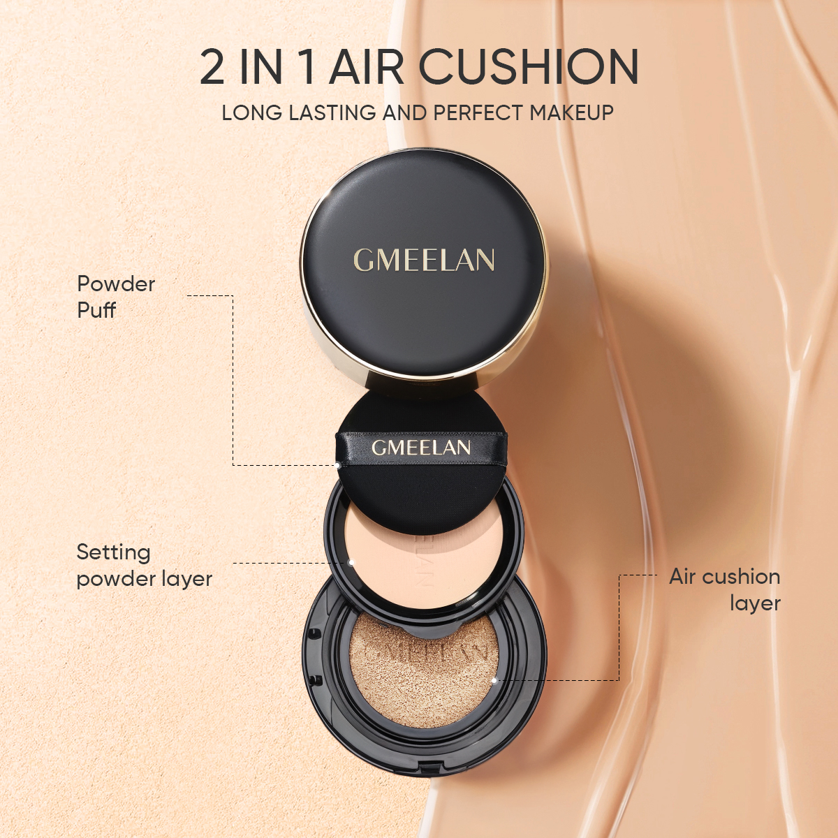 [New launch] GMEELAN Black Truffle High Cover Cushion-12H Flawless ...