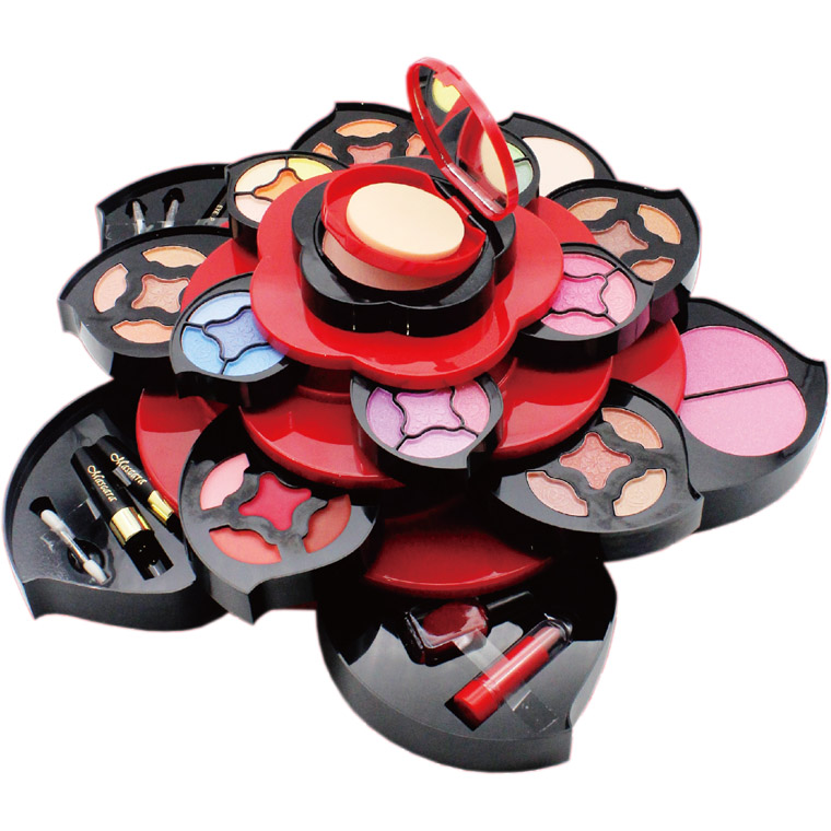 C-809A2 Rose Shape All-in-One Makeup Kit with Mirror Eyeshadow ...