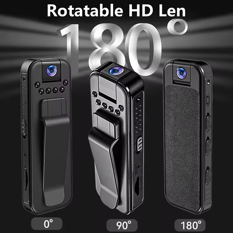 1080P Video Recorder Portable Security Camera Police Law Camera Video ...