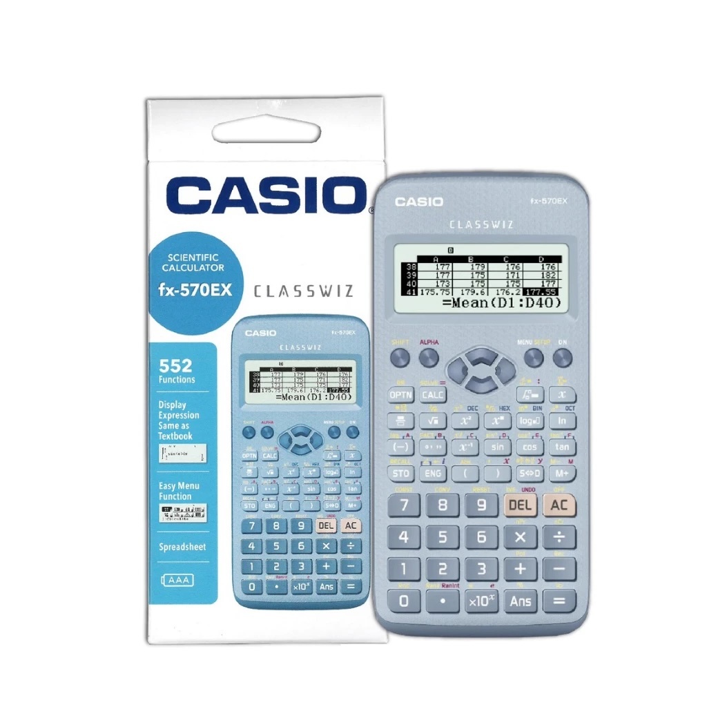 Casio Scientific Calculator fx-570EX CLASSWIZ Saintifik Original 570MS ...