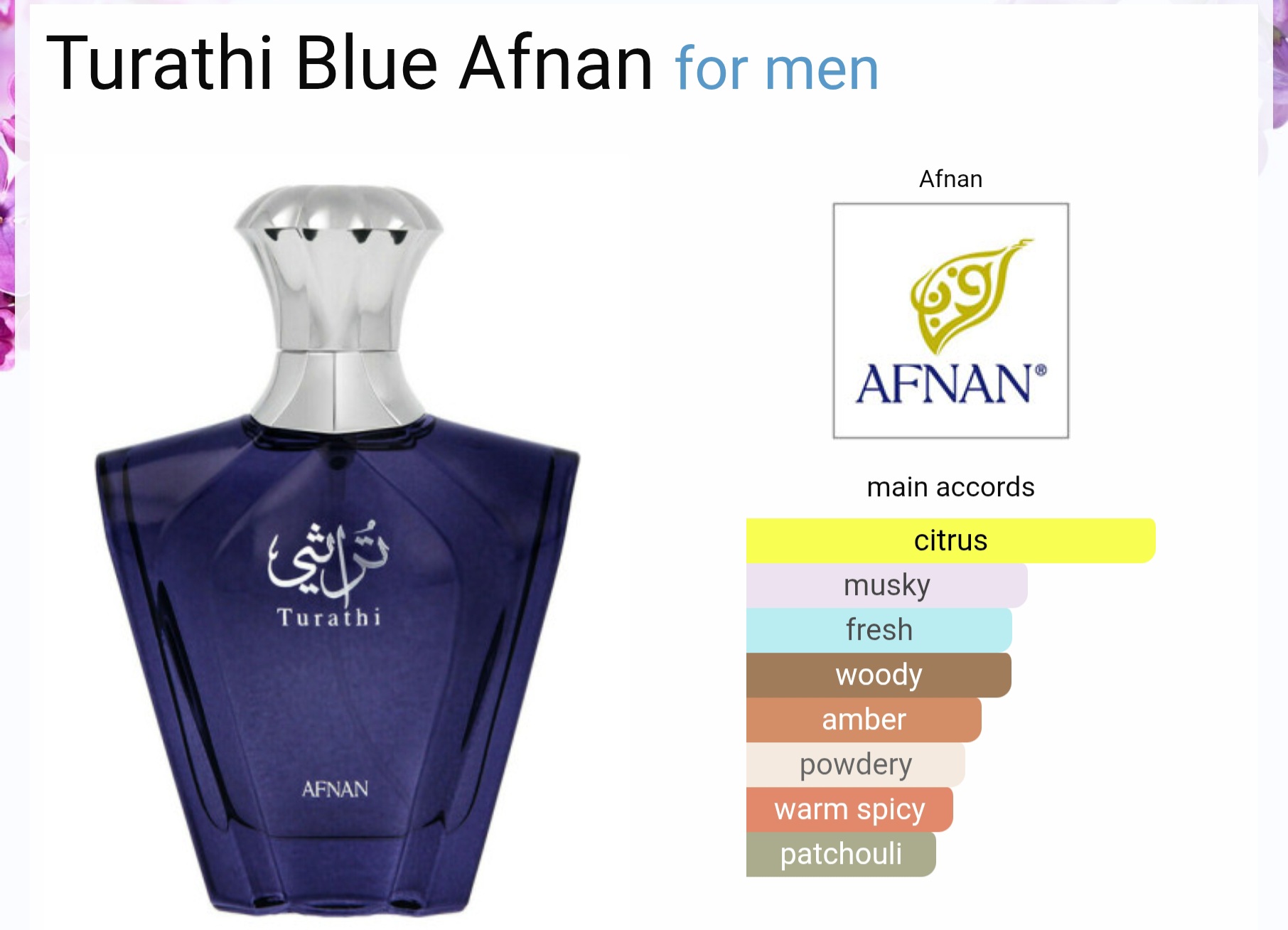Turathi Blue Afnan for men perfume original EDP original from Dubia new ...