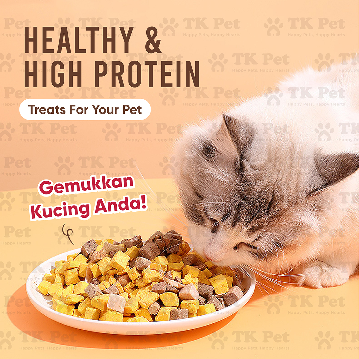 Booster Gemuk Kucing Freeze Dried Premium Cat Dog Treats Chicken Salmon ...