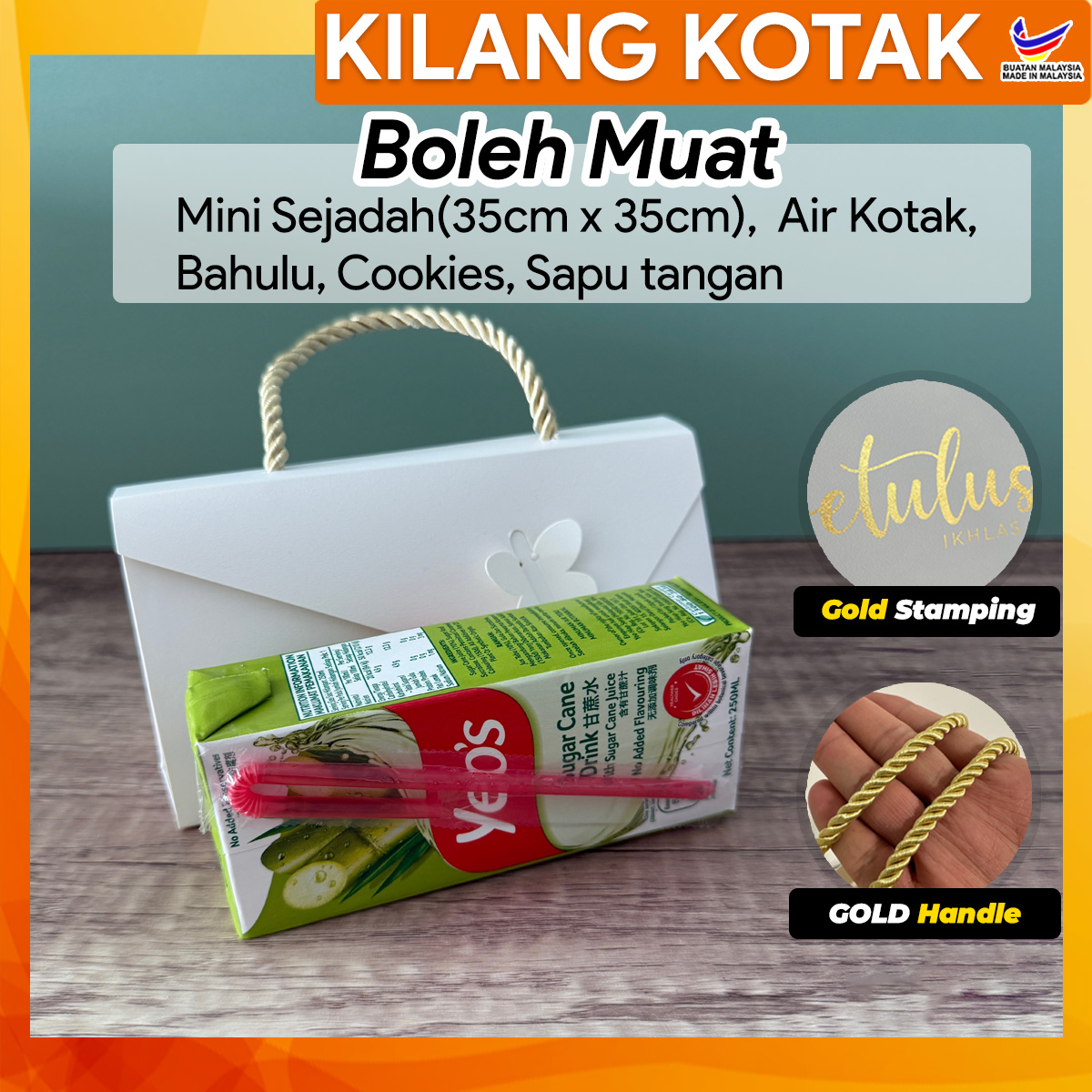 Kotak Doorgift VIP Premium Kotak Kahwin Elegant sesuai Air Kotak Mini ...
