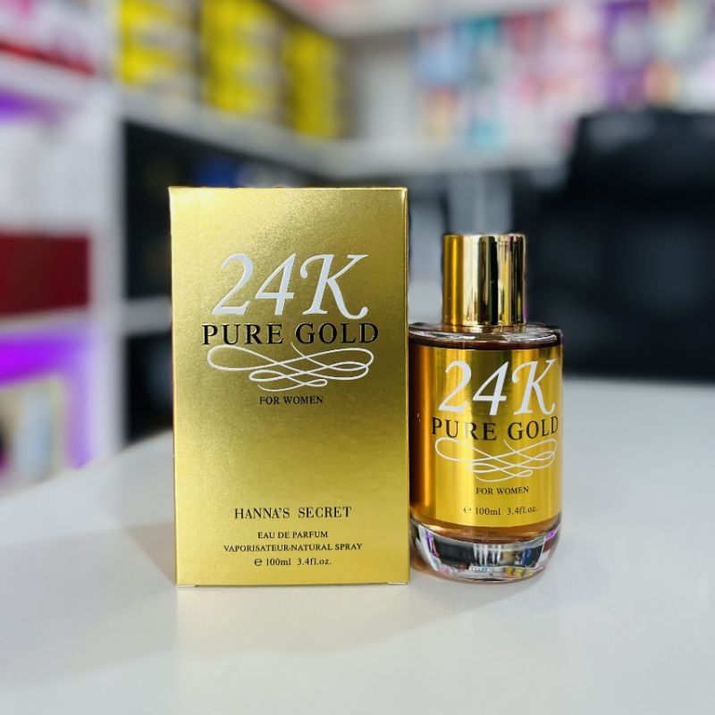 24K pure gold/black/pink. long lasting perfume 50ml for unisex | Shopee ...