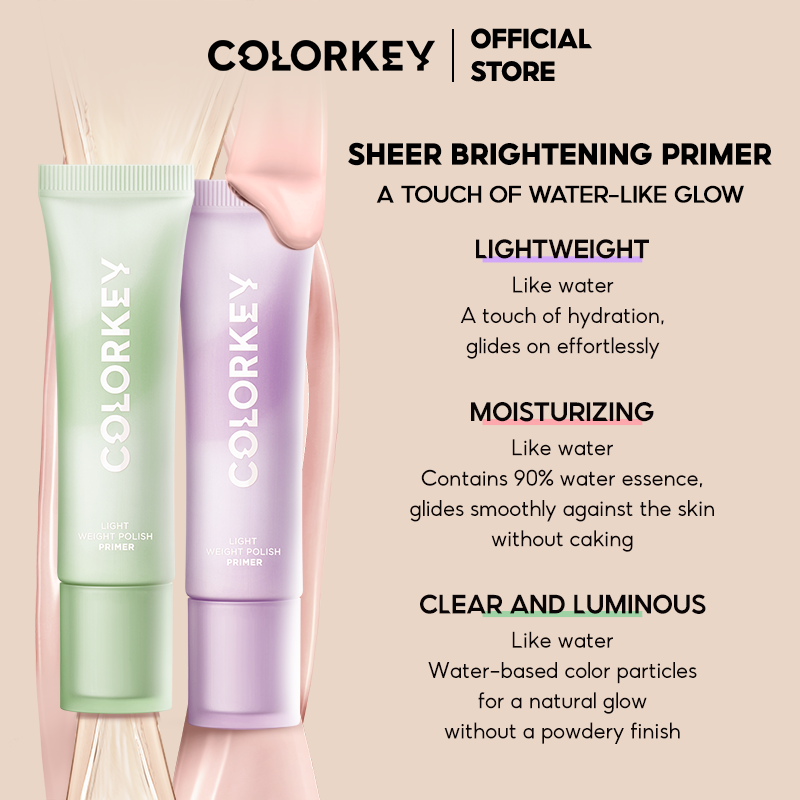 COLORKEY Brightens Skin Lightweight Makeup Primer (30g) | Shopee Malaysia