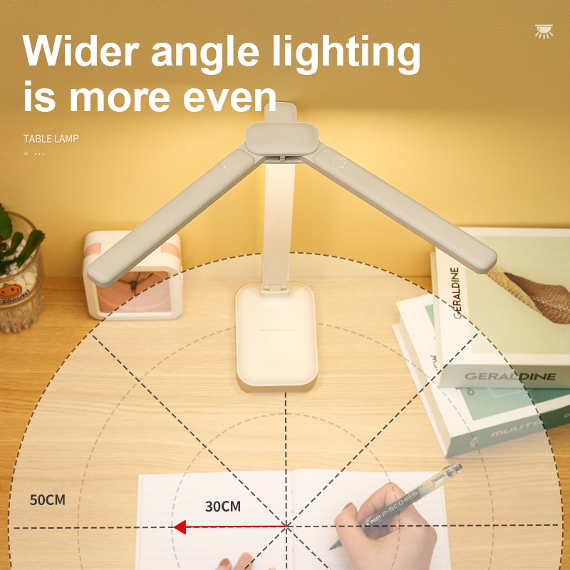 ORIOR Desk Lamp USB Lampu Meja Rechargeable LED Study Lamp Foldable ...
