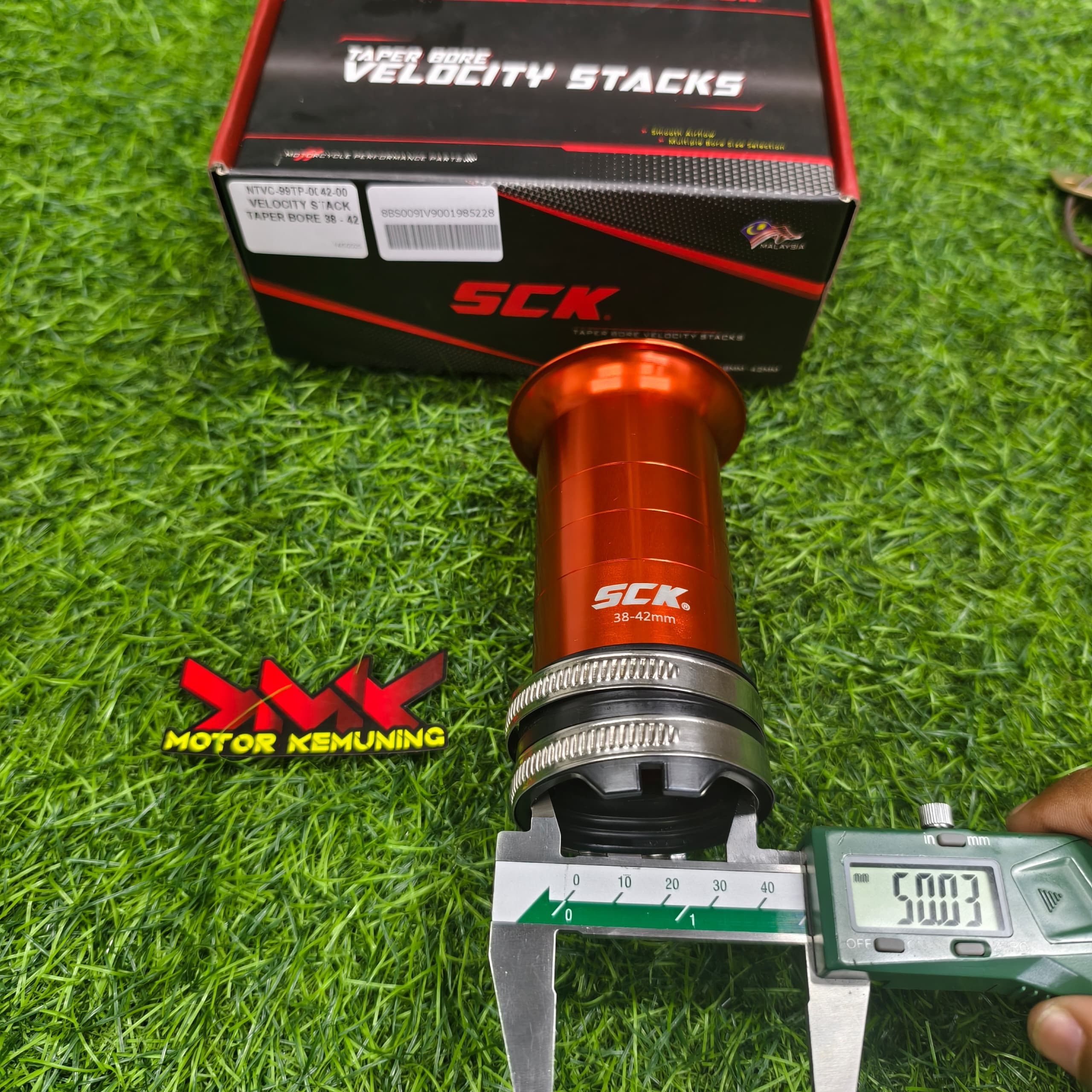 SCK RACING VELOCITY STARK THROTTLE BODY TRUMPET ADJUSTABLE LENGHT Y15ZR ...