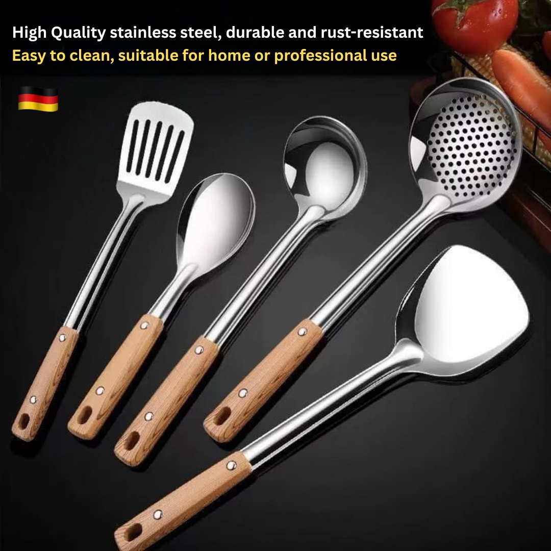 5pcs Set Lowest Price Stainless Steel Kitchen Tool Kitchen Utensils ...