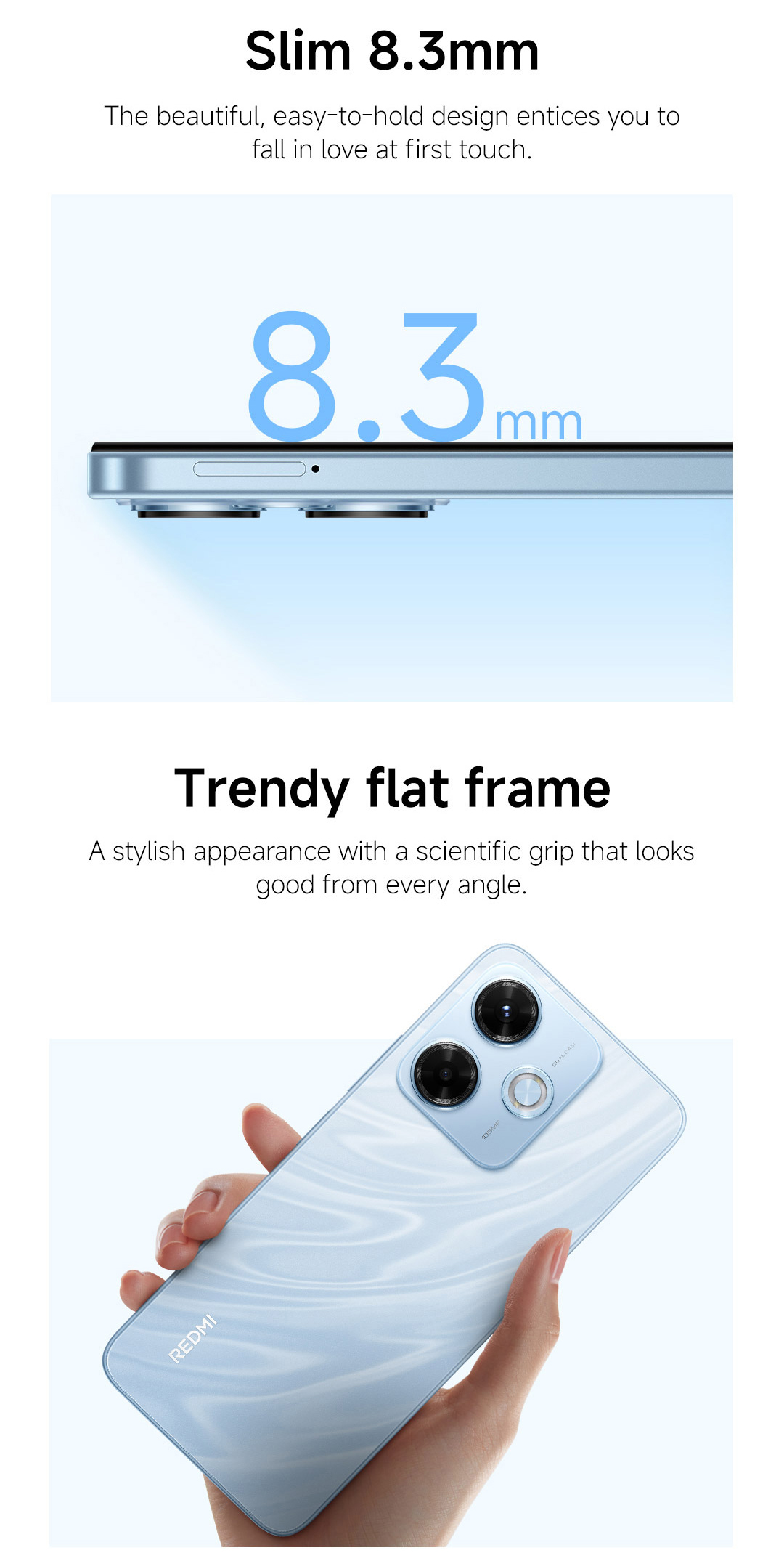 Xiaomi Redmi 13x 108MP camera/33W fast charging/5030mAh (typ) battery/6.79" FHD+ display ...