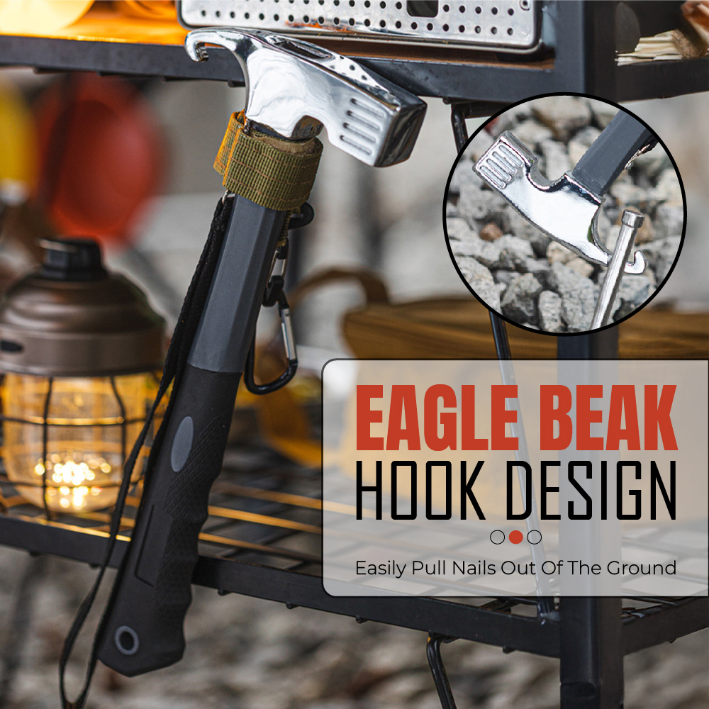 Hammer Multipurpose Camping Outdoor Outdoor Tent Peg 30cm 40cm Camp ...