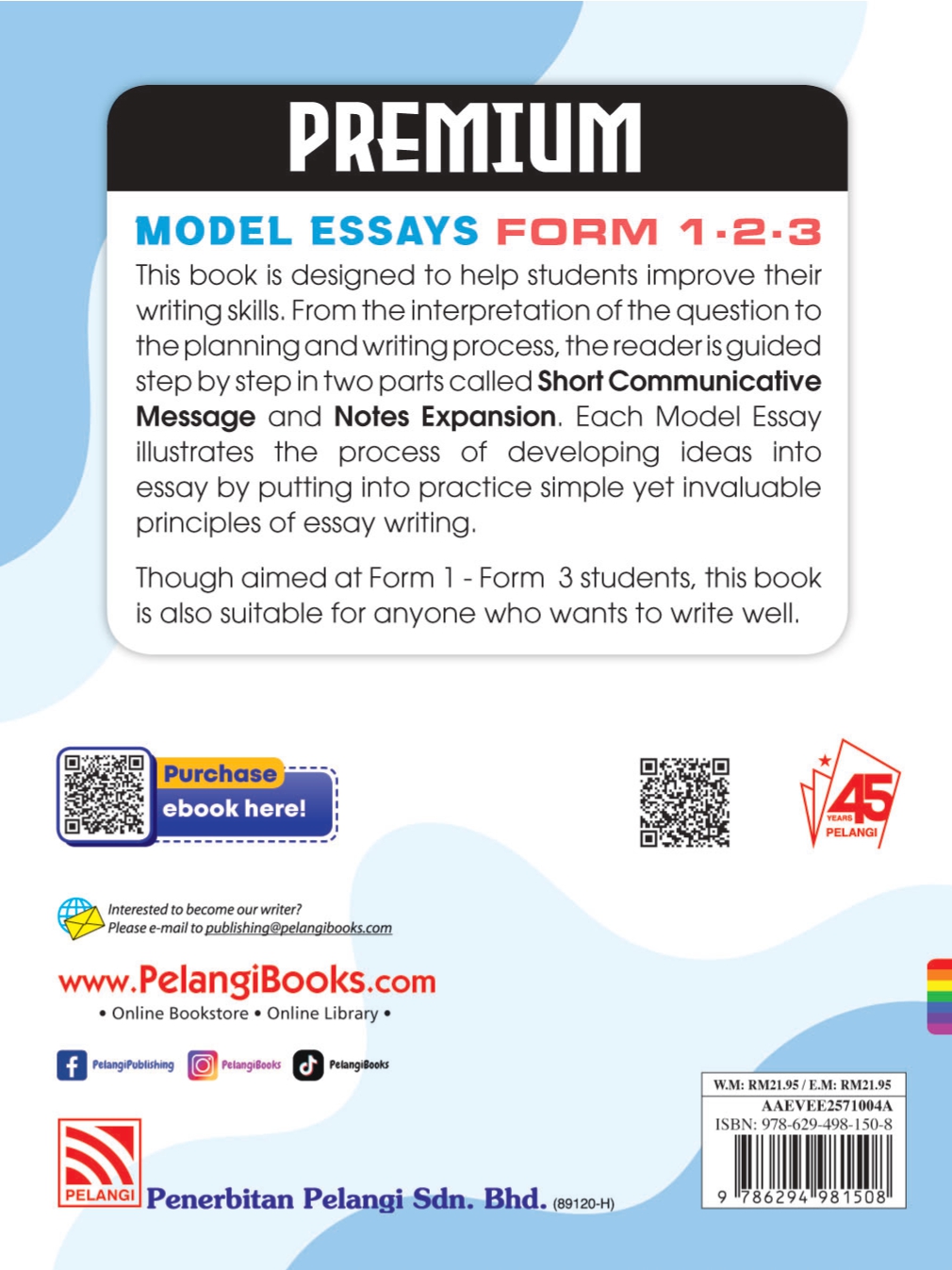 [BS] Premium Model Penulisan & Essays Tingkatan 1.2.3 (2025) - Pelangi ...