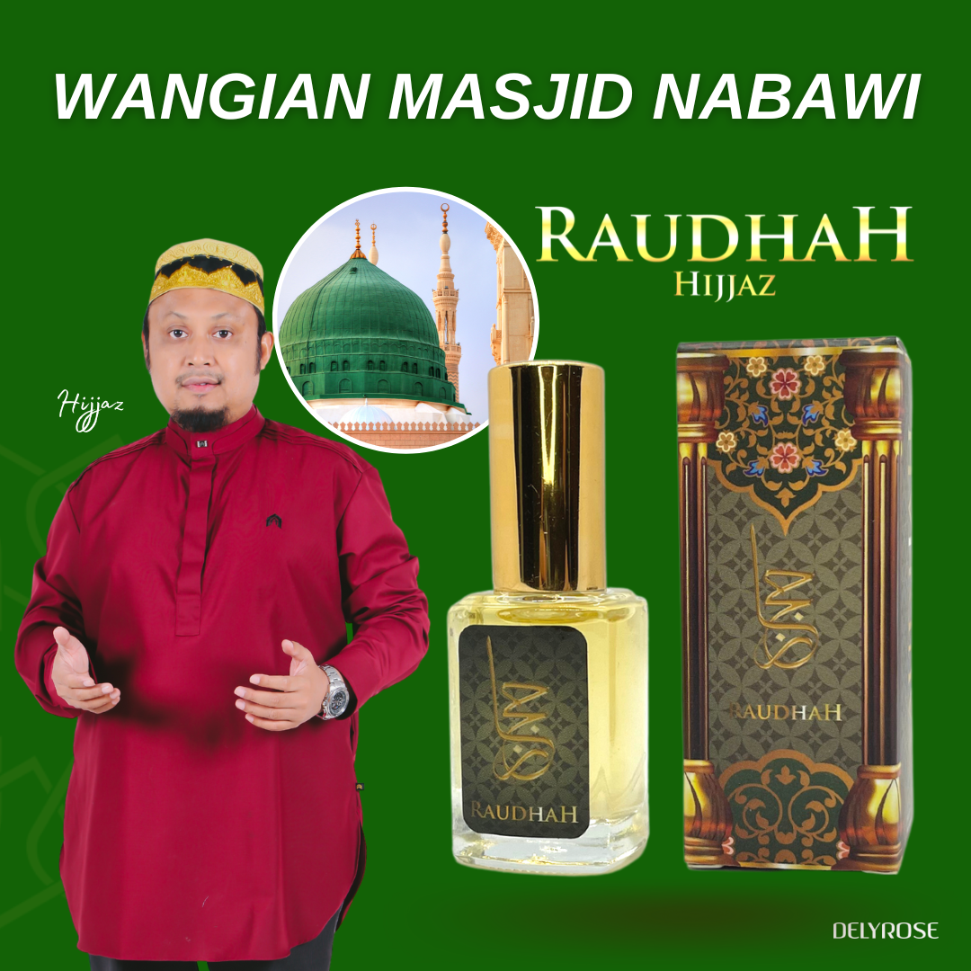 RAUDHAH HIJJAZ Perfume Minyak Wangi Raudah Oud Original Madinah Mesra ...