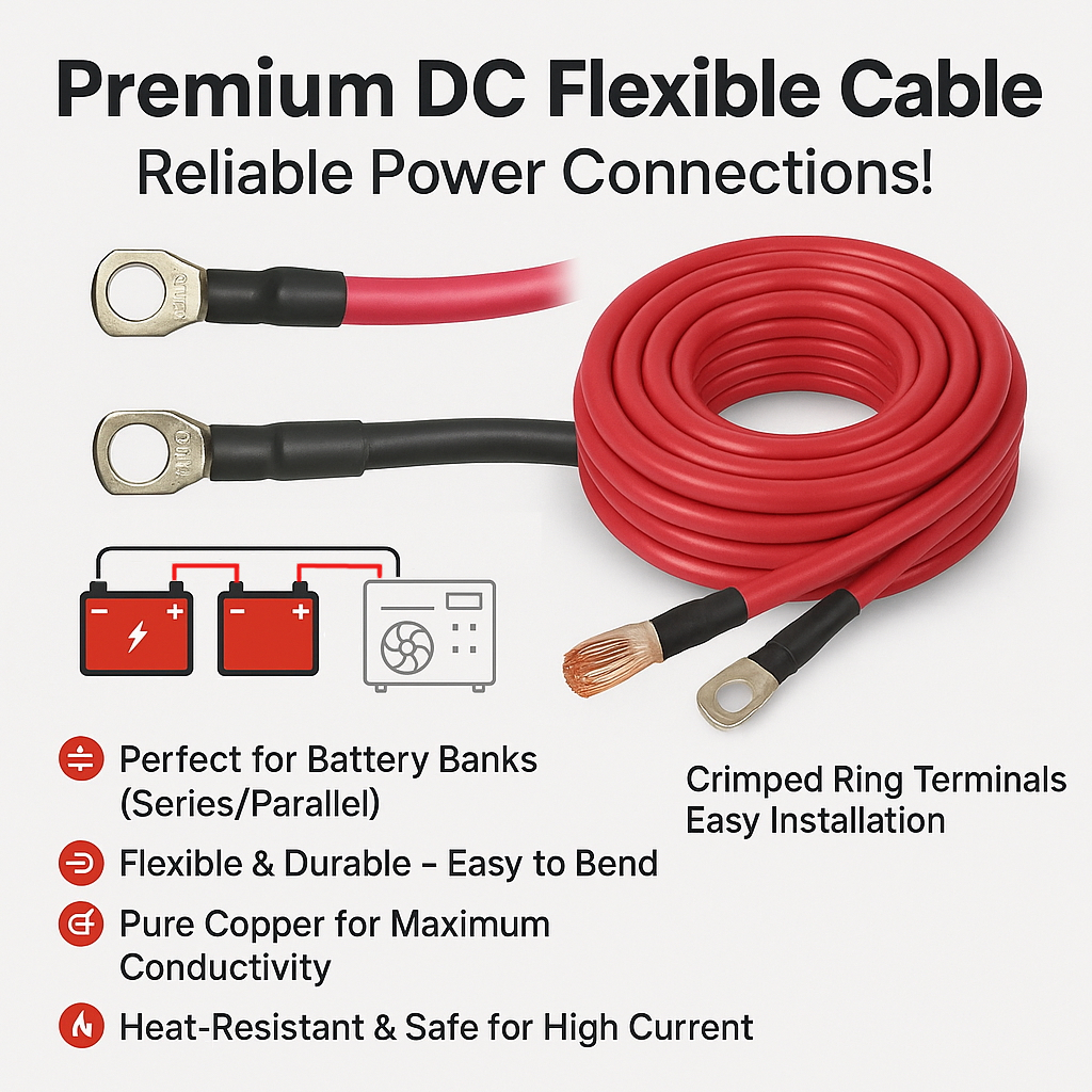 6mm2 (10AWG) / 10mm2 (8AWG) / 16mm2 (6AWG) / 25mm2 (4AWG) 100% Pure ...