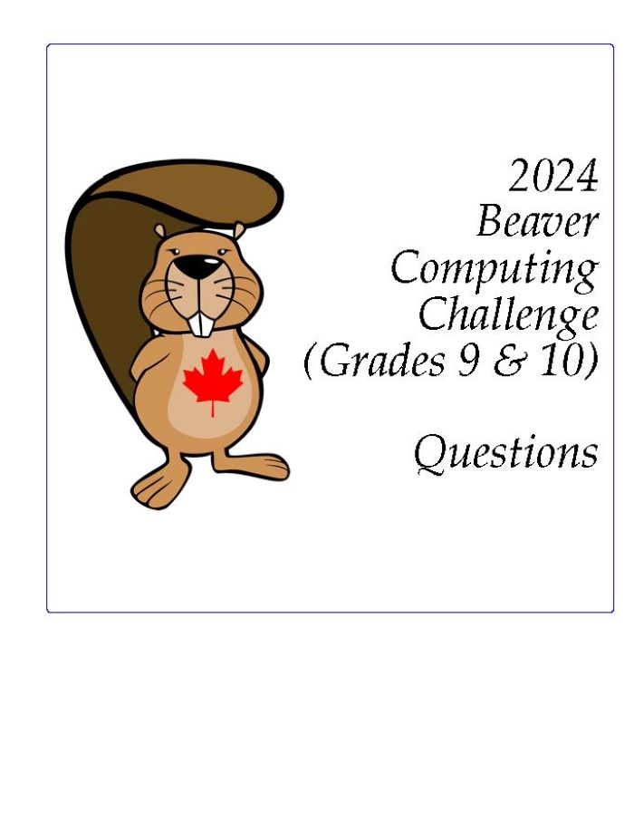 40 BEAVER COMPUTING CHALLENGE Past Papers + Answer | Secondary Grade 9/ ...
