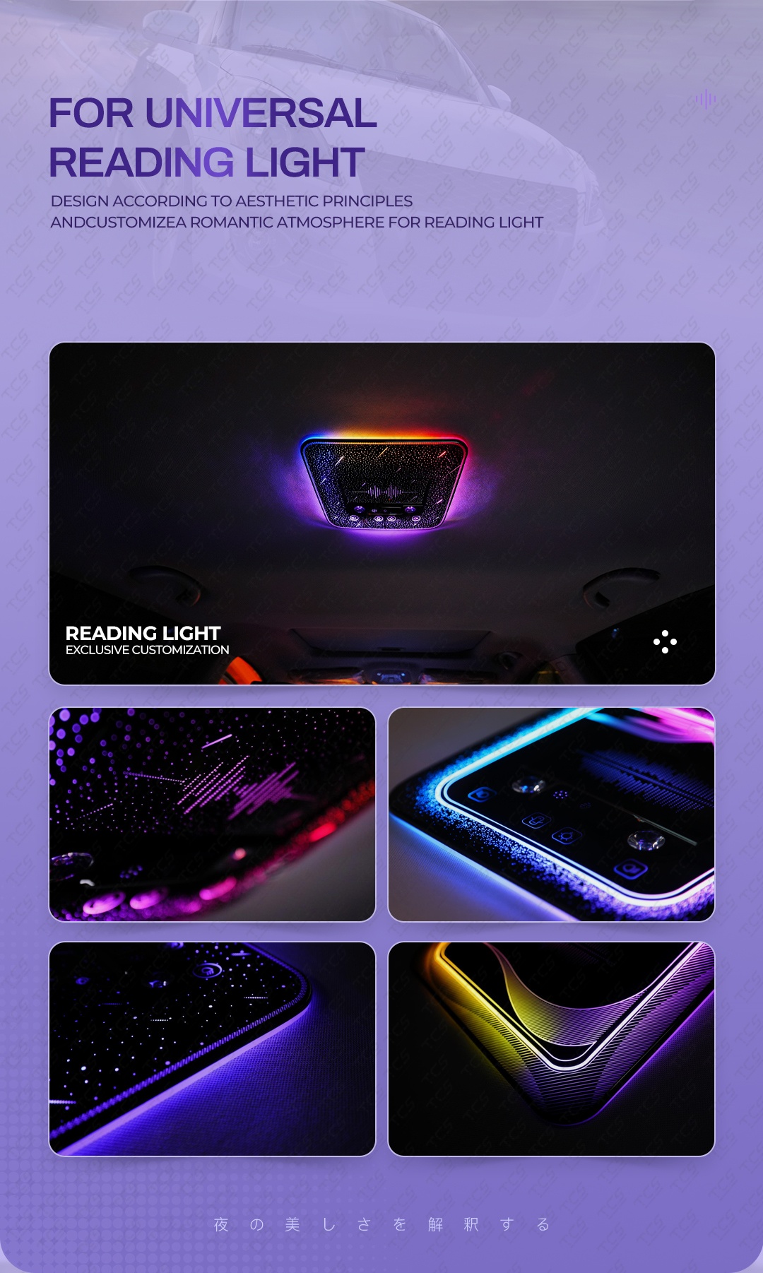 TCS CAR SMART RGB VE ROOF AMBIENT LIGHT UNIVERSAL ACCESSORIES | Shopee ...