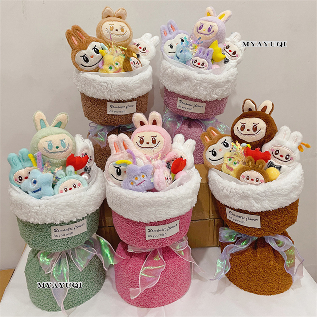 MyAyuqi Labubu Bouquet Labubu Flower Graduation Bouquet Convo Hadiah ...