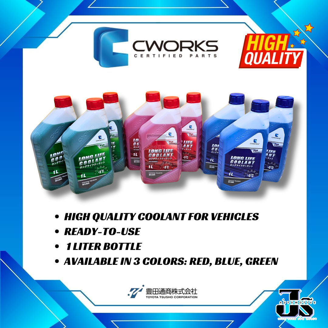 CWORKS Long Life Coolant RED/GREEN/BLUE High quality coolant 1L ...